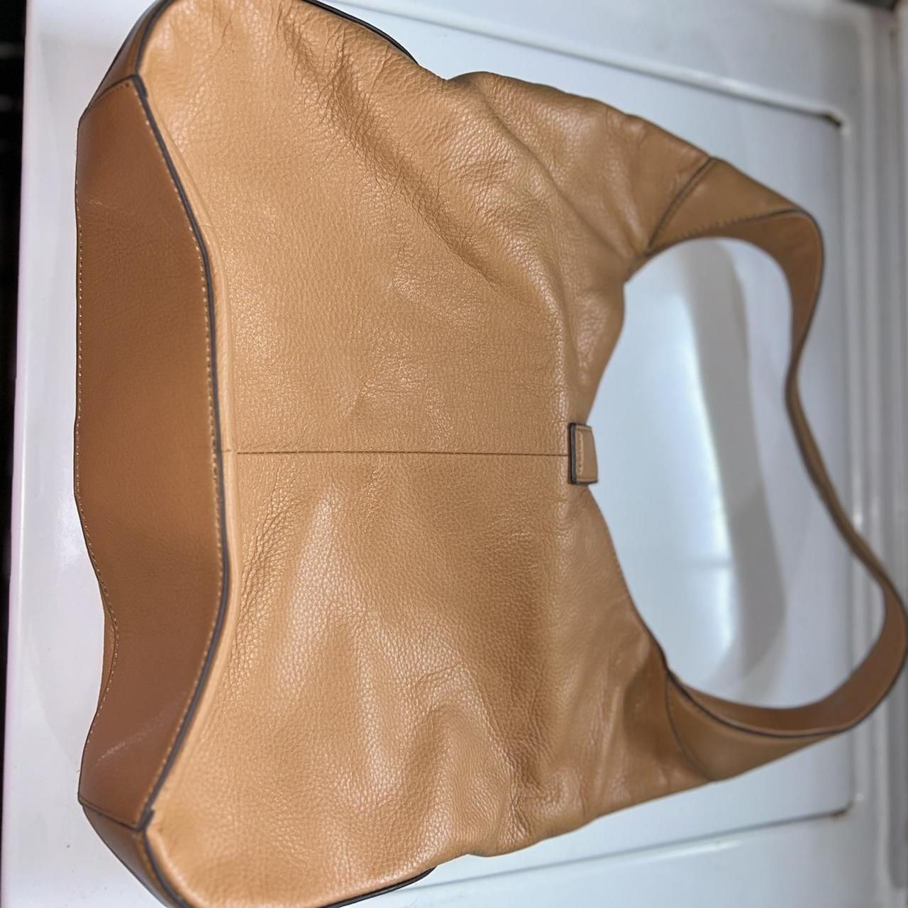 G.I.L.I Light brown Leather shoulder bag in great... | Depop