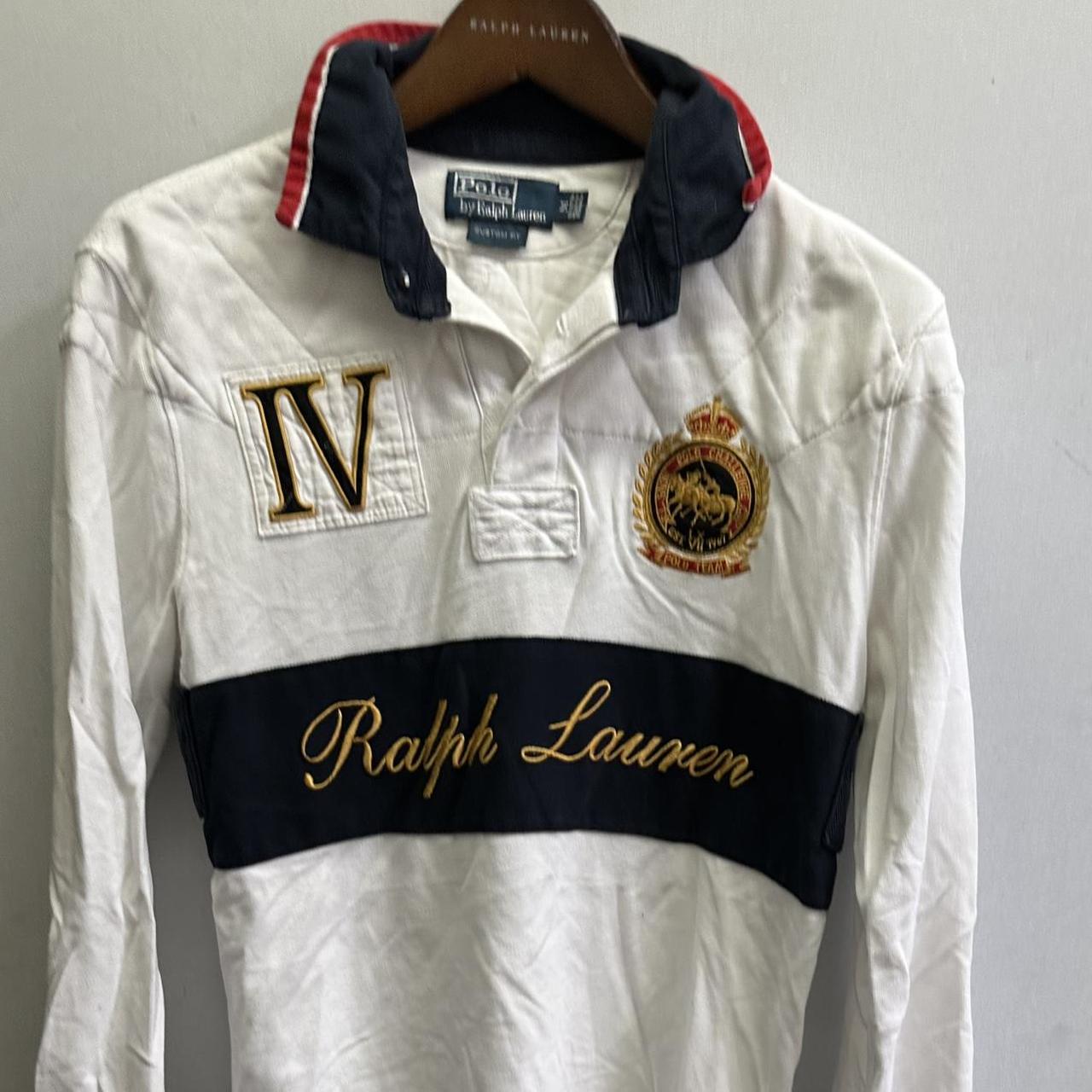 Rare vintage Polo Ralph Lauren Long Sleeve Rugby... - Depop