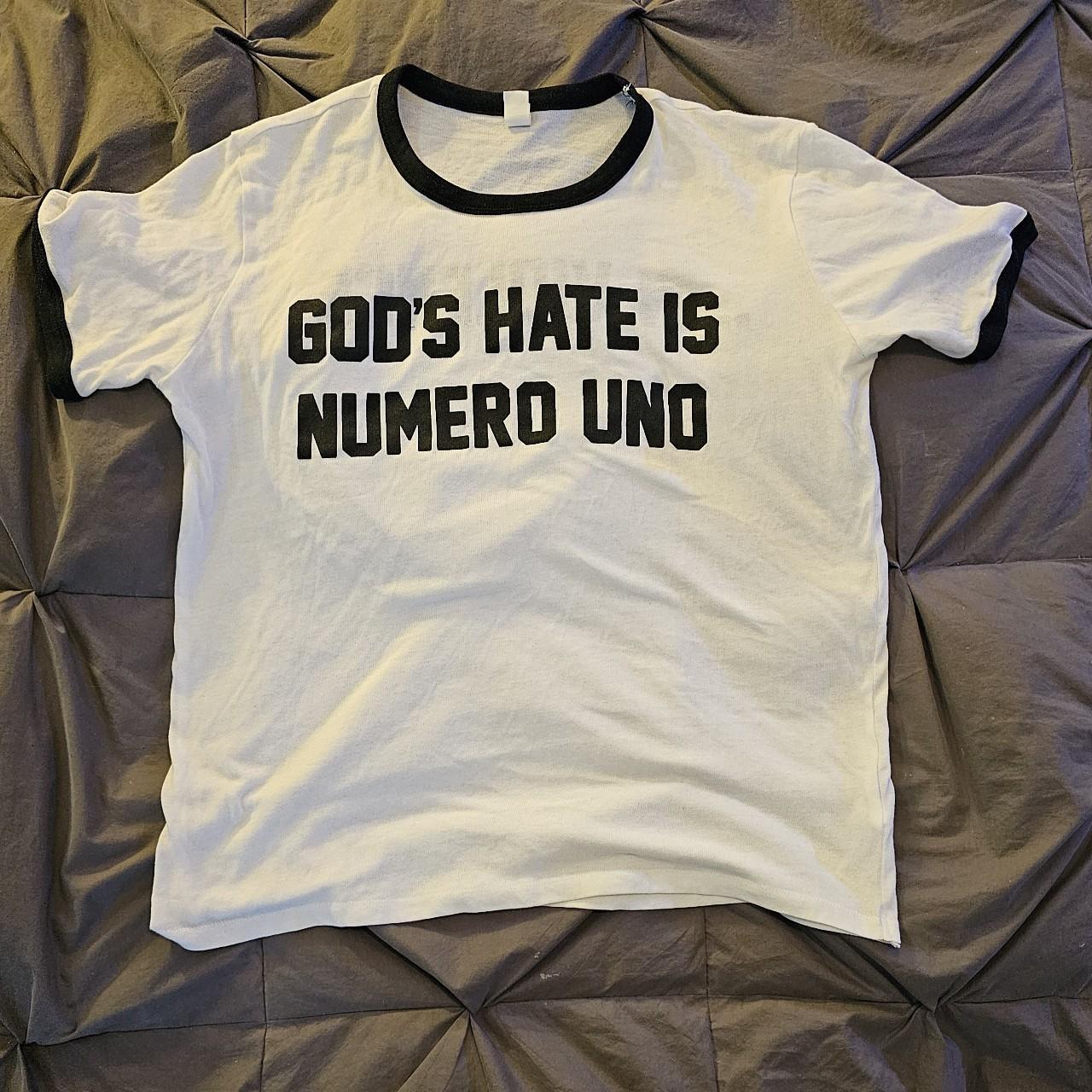 God's Hate "numero uno" Brand new never... - Depop