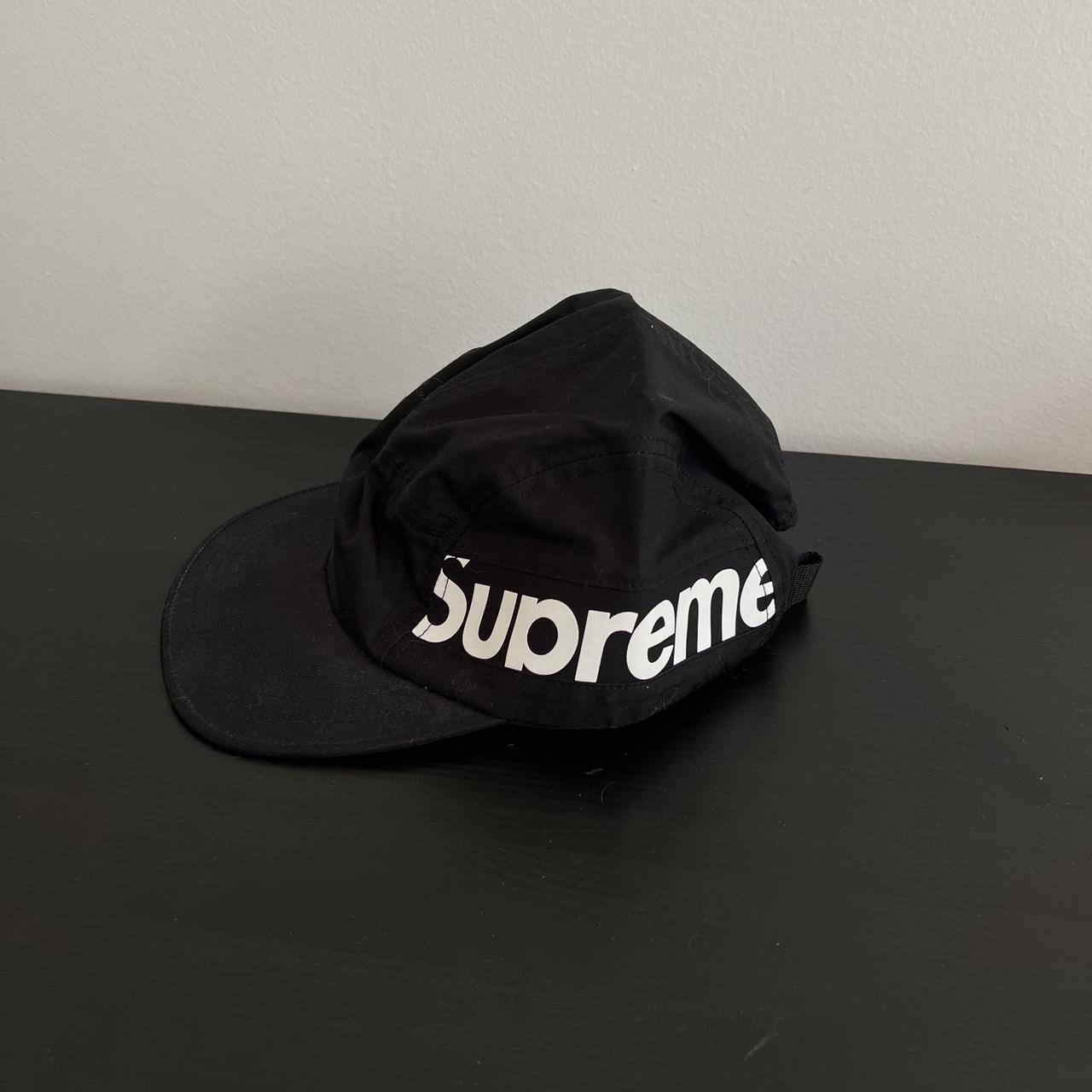 Supreme Men's Black and White Hat | Depop