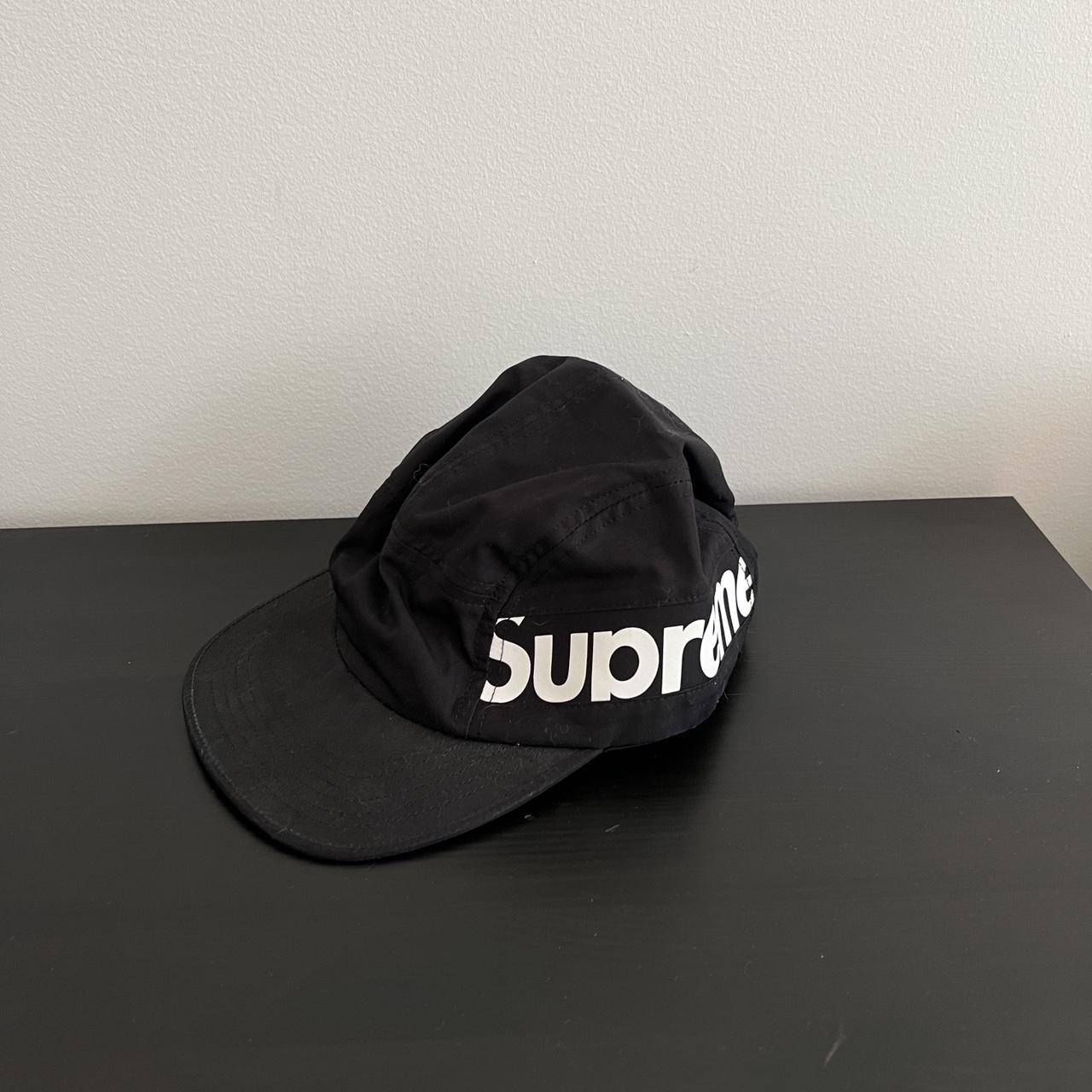 Supreme Men's Black and White Hat | Depop