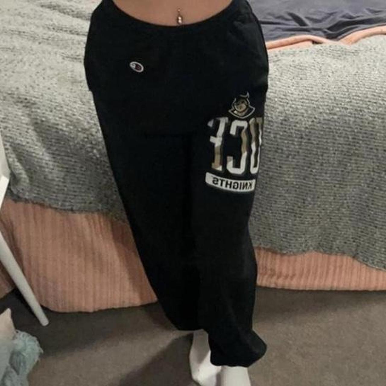 Champion Women's Black Joggers-tracksuits | Depop