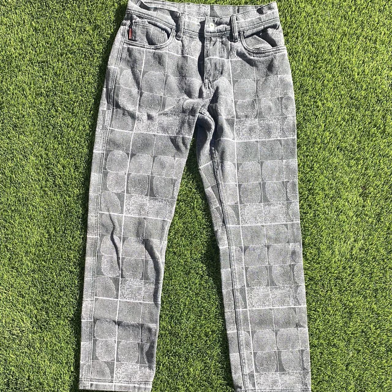 Pleasure “fingerprint” denim jeans black Great... - Depop