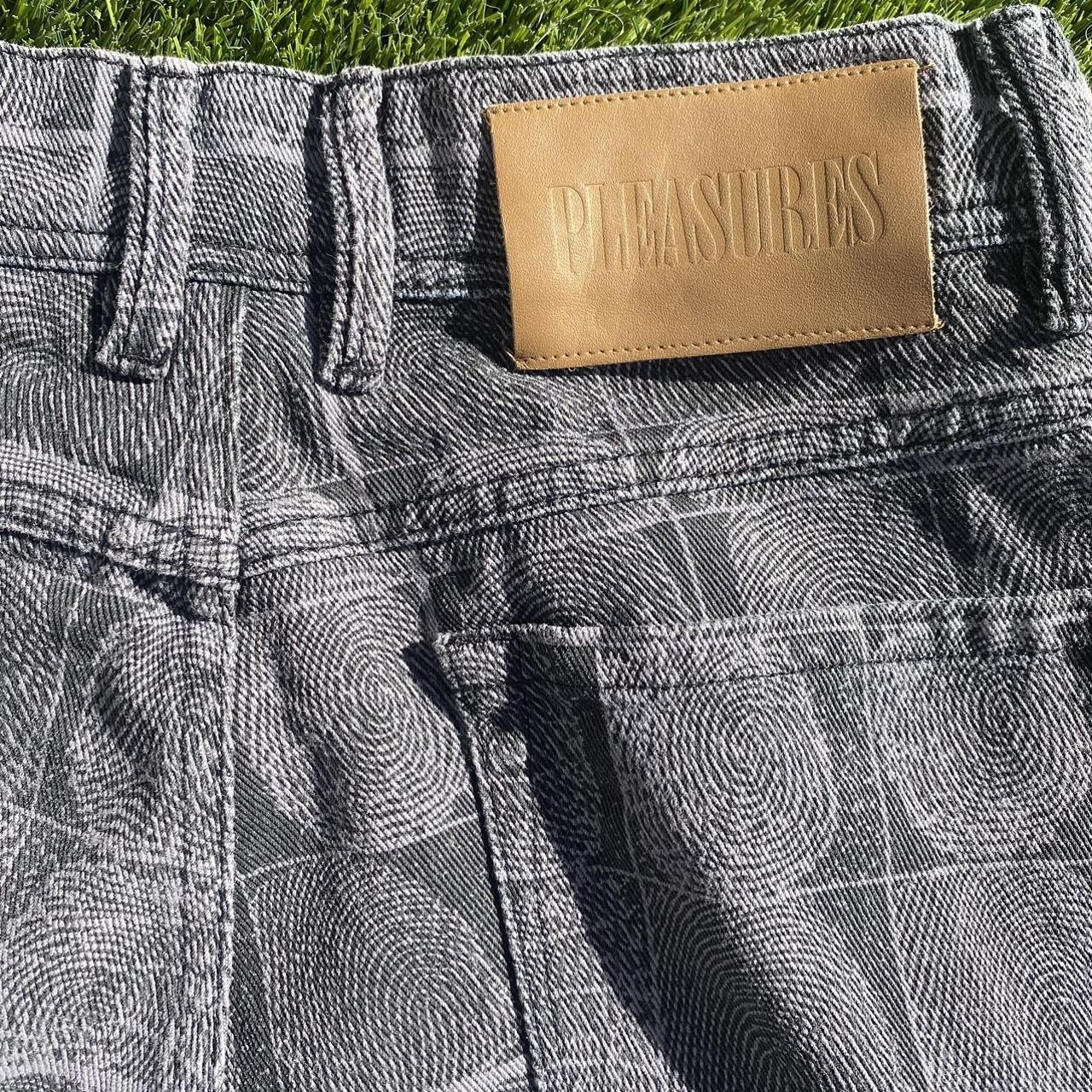 Pleasure “fingerprint” denim jeans black Great... - Depop