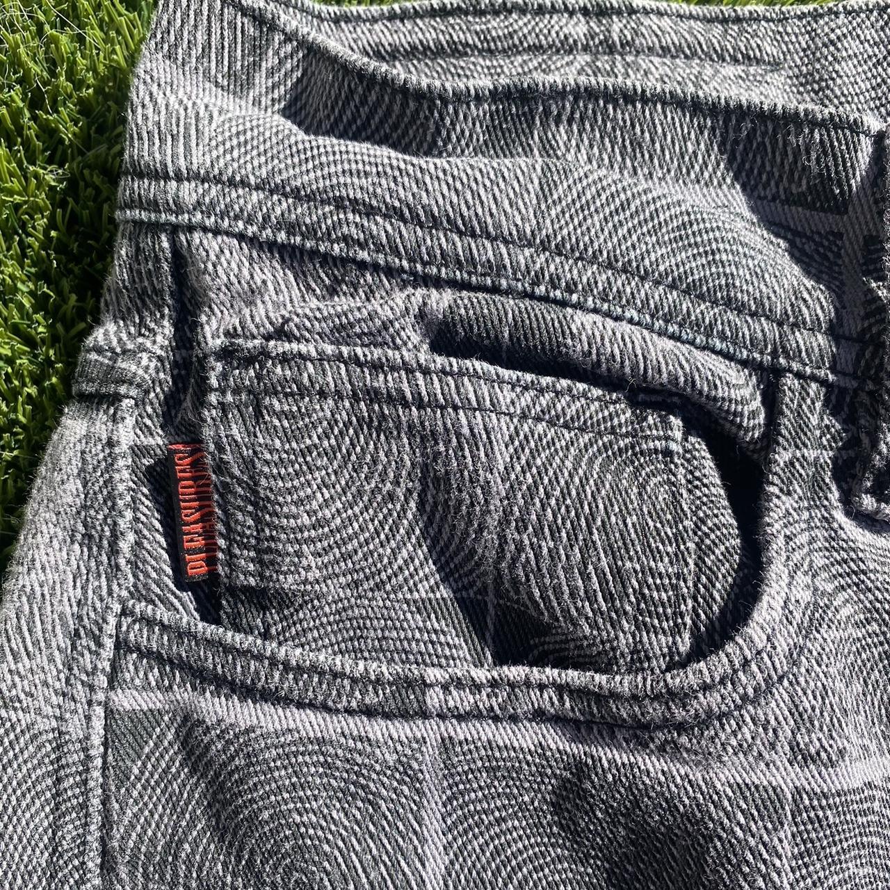 Pleasure “fingerprint” denim jeans black Great... - Depop