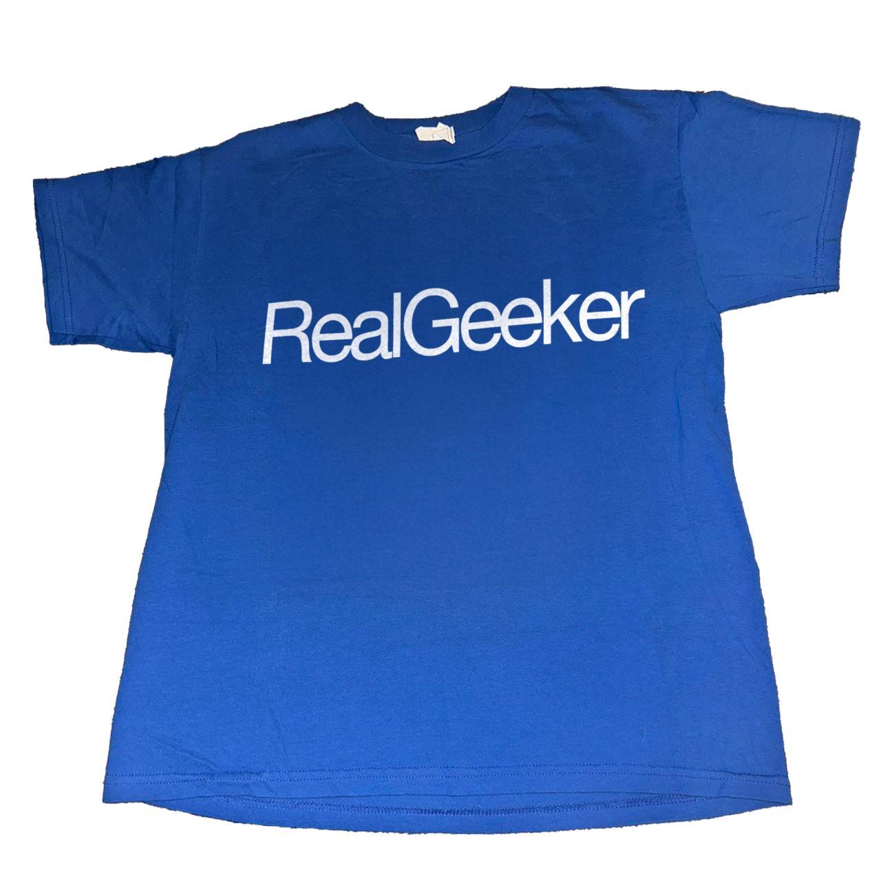 Real Geeker tee DJPhatt Handmade printed on cotton... - Depop
