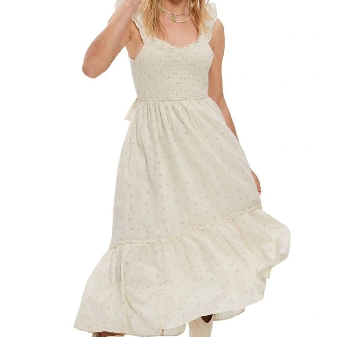 American Eagle 100% cotton flowy sun dress size... - Depop