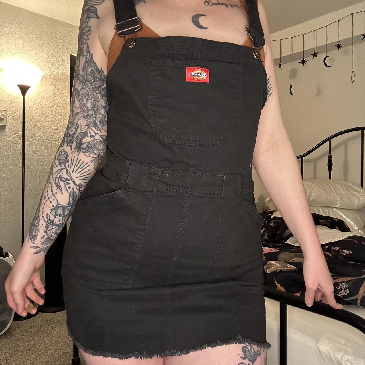 Dickies Women's Black Dress | Depop