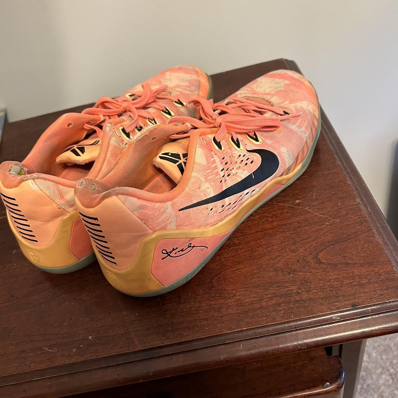 Kobe 9 Mango size 11.5 -no indoor traction left... - Depop