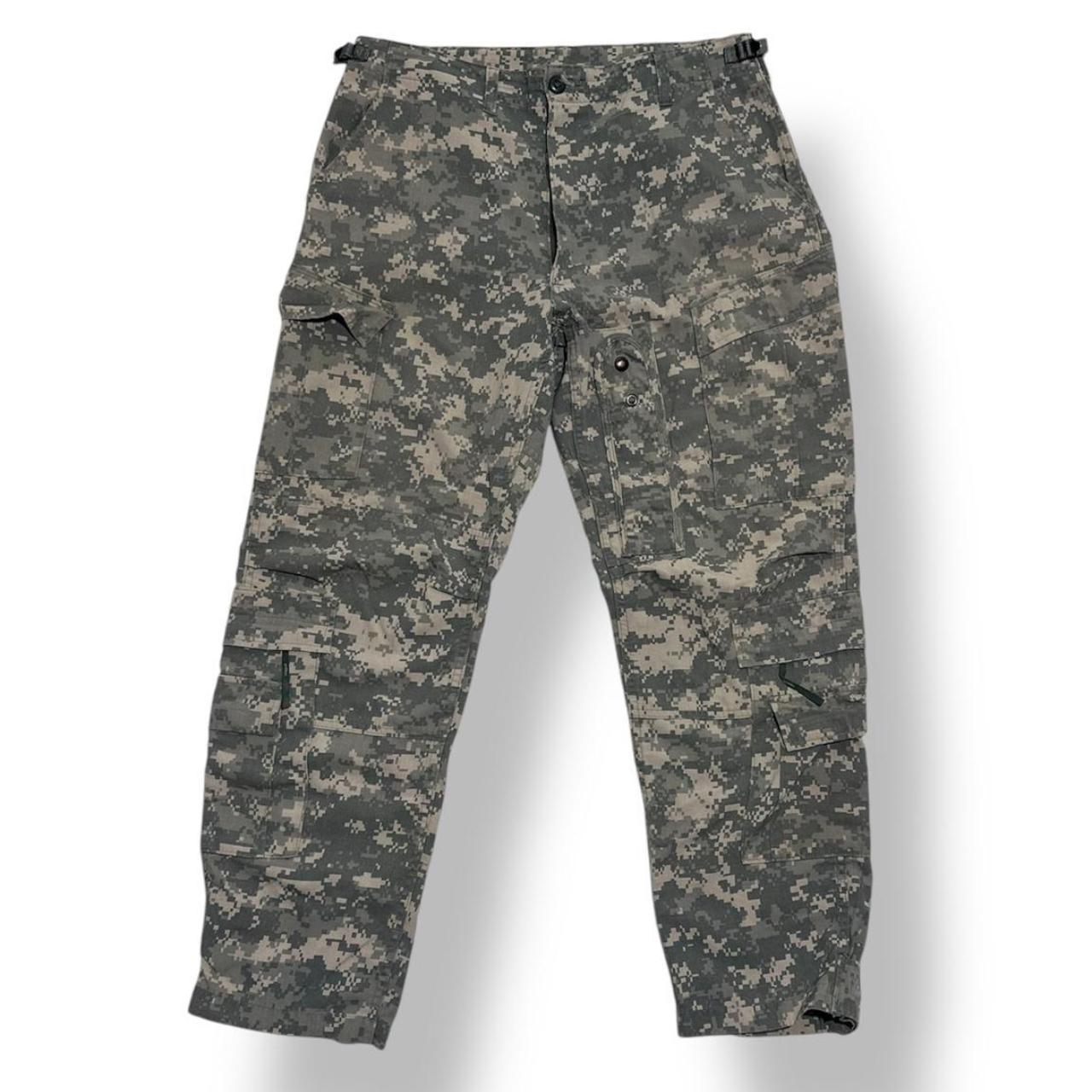 Vintage Digital Camo Cargo Pants -size 33" -16.5"... | Depop