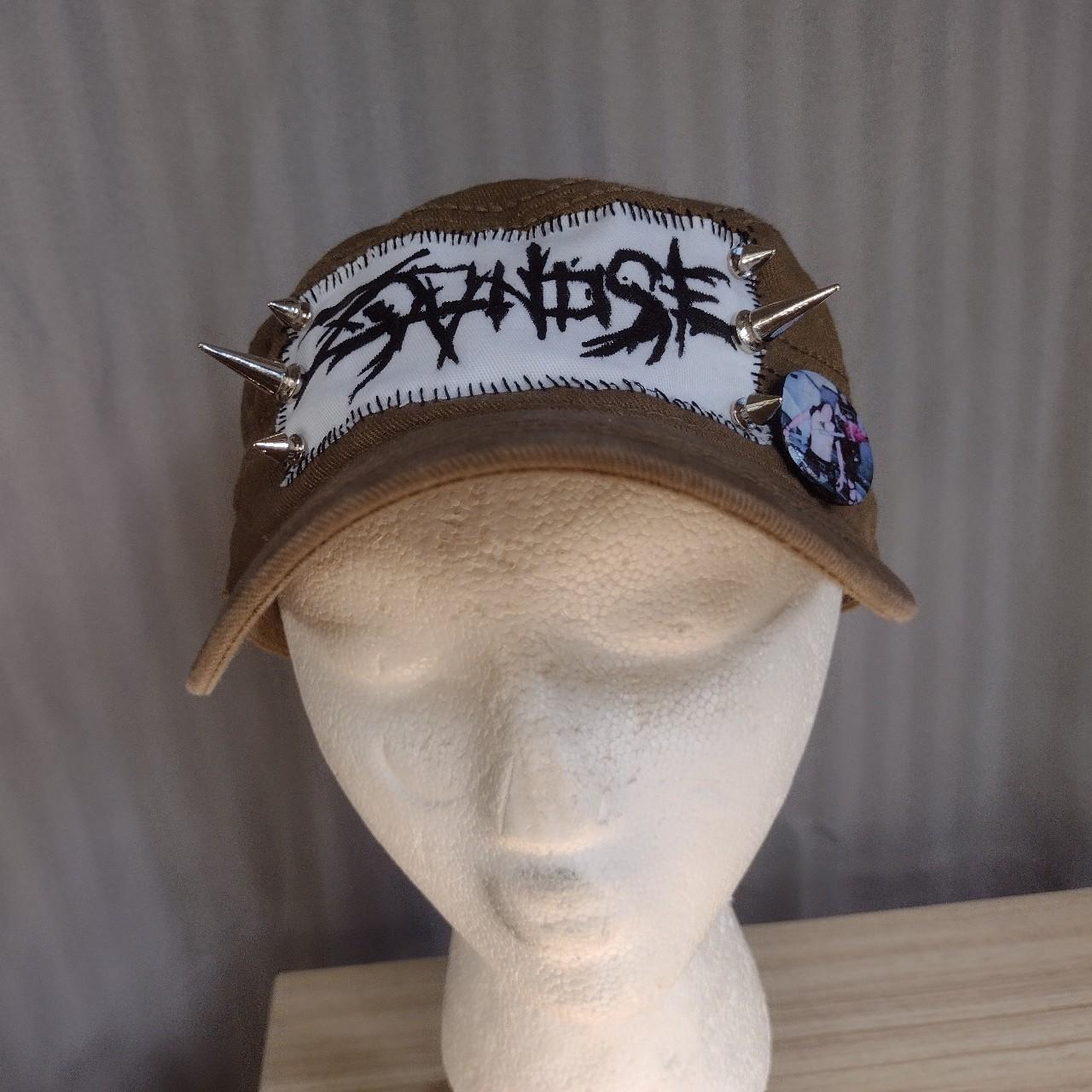 🔊 Custom ZYANOSE spiked cap + pin! 🔊 Hat is... - Depop
