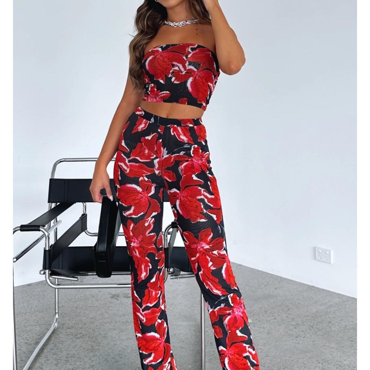 White fox set Worn once but perfect for going out... - Depop