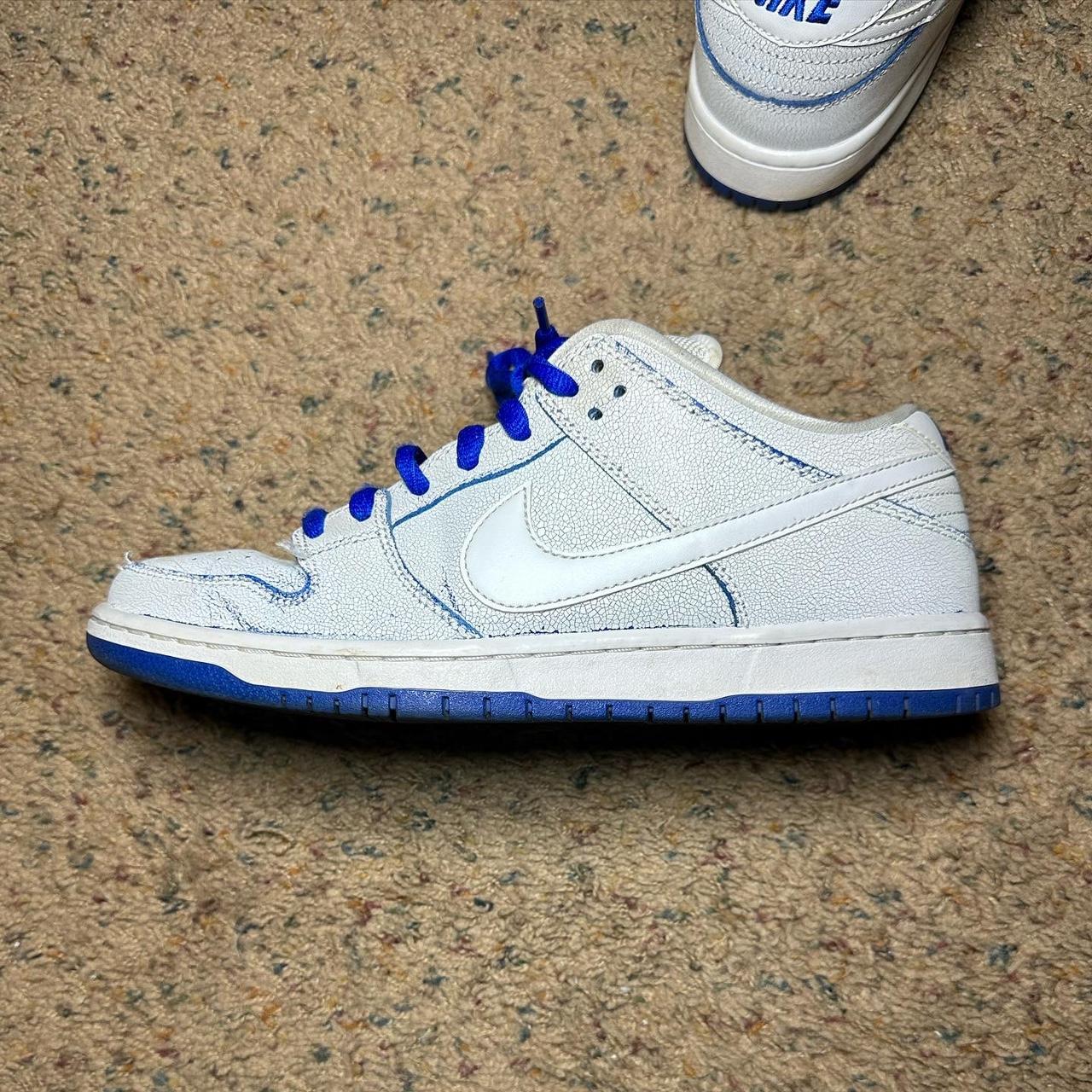Nike SB Dunk Low “Premium Cracked Leather” size 10.... - Depop