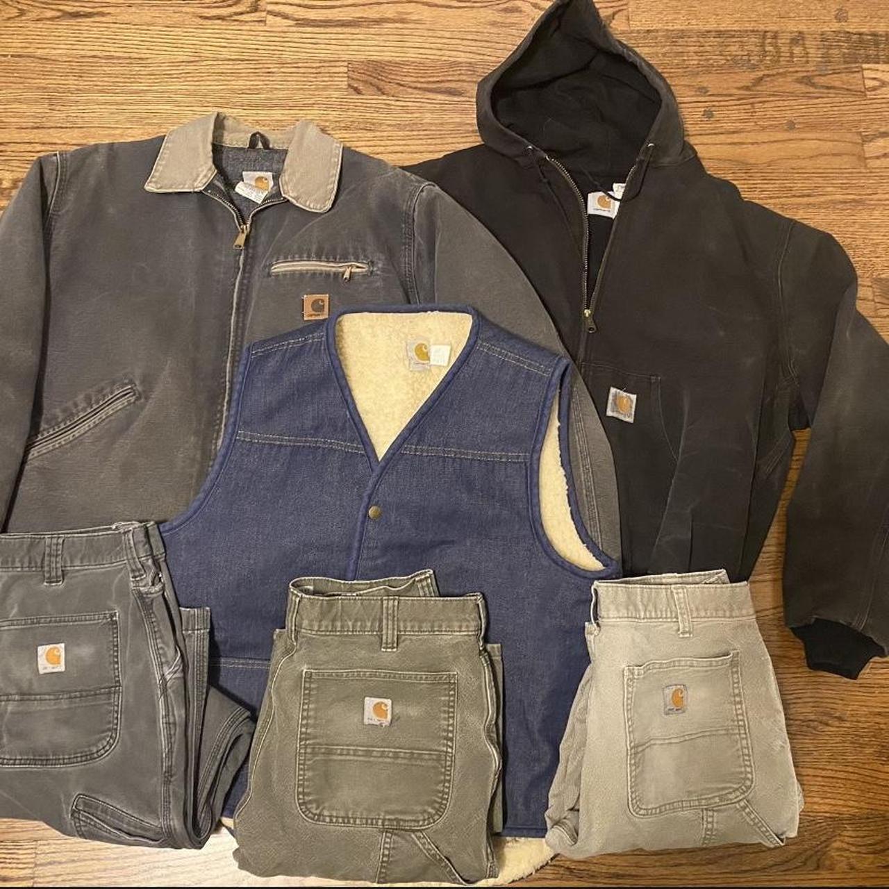 Carhartt clothes Detroit jacket - Size M Vest- Size... - Depop