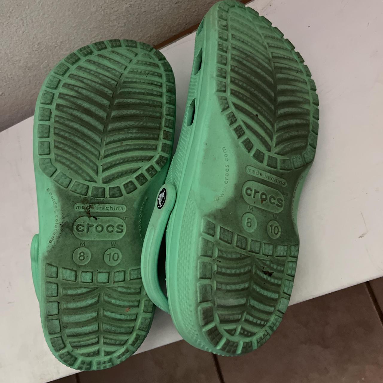 Mint Green Crocs clogs - perfect for summer! Men:... - Depop