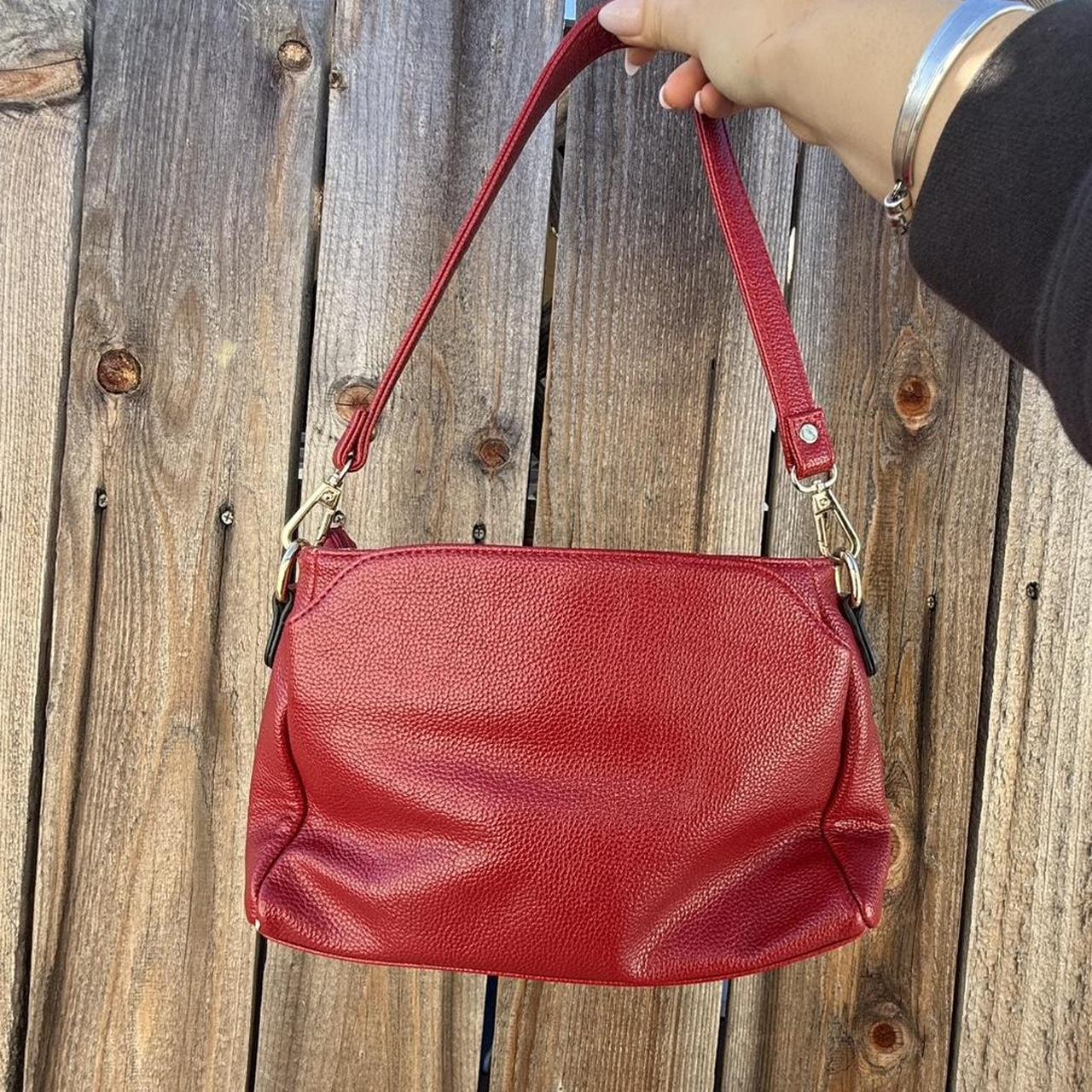 cute red shoulder purse :’)) pm before purchase if u... | Depop