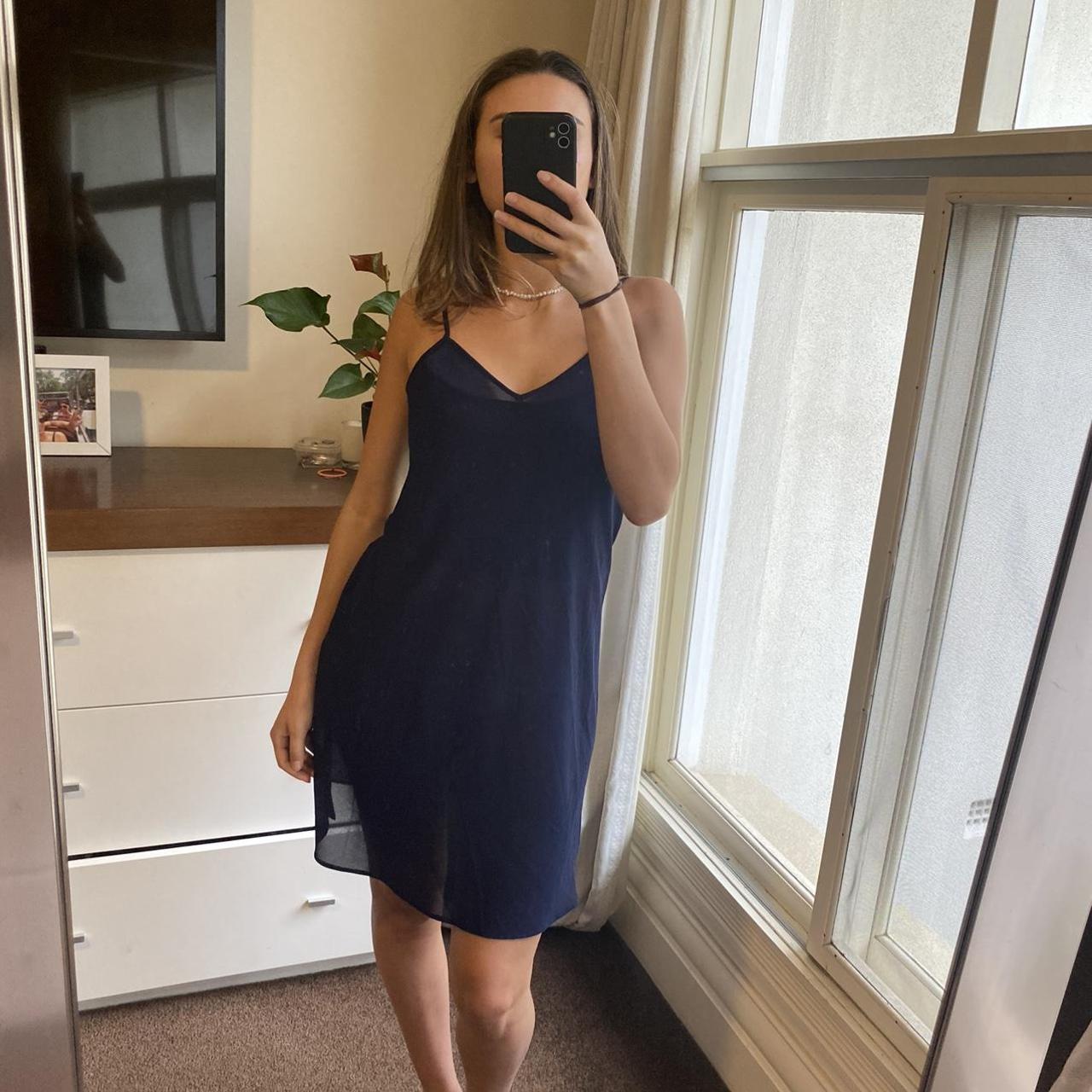 Throwover slip dress Used for summer time over... - Depop