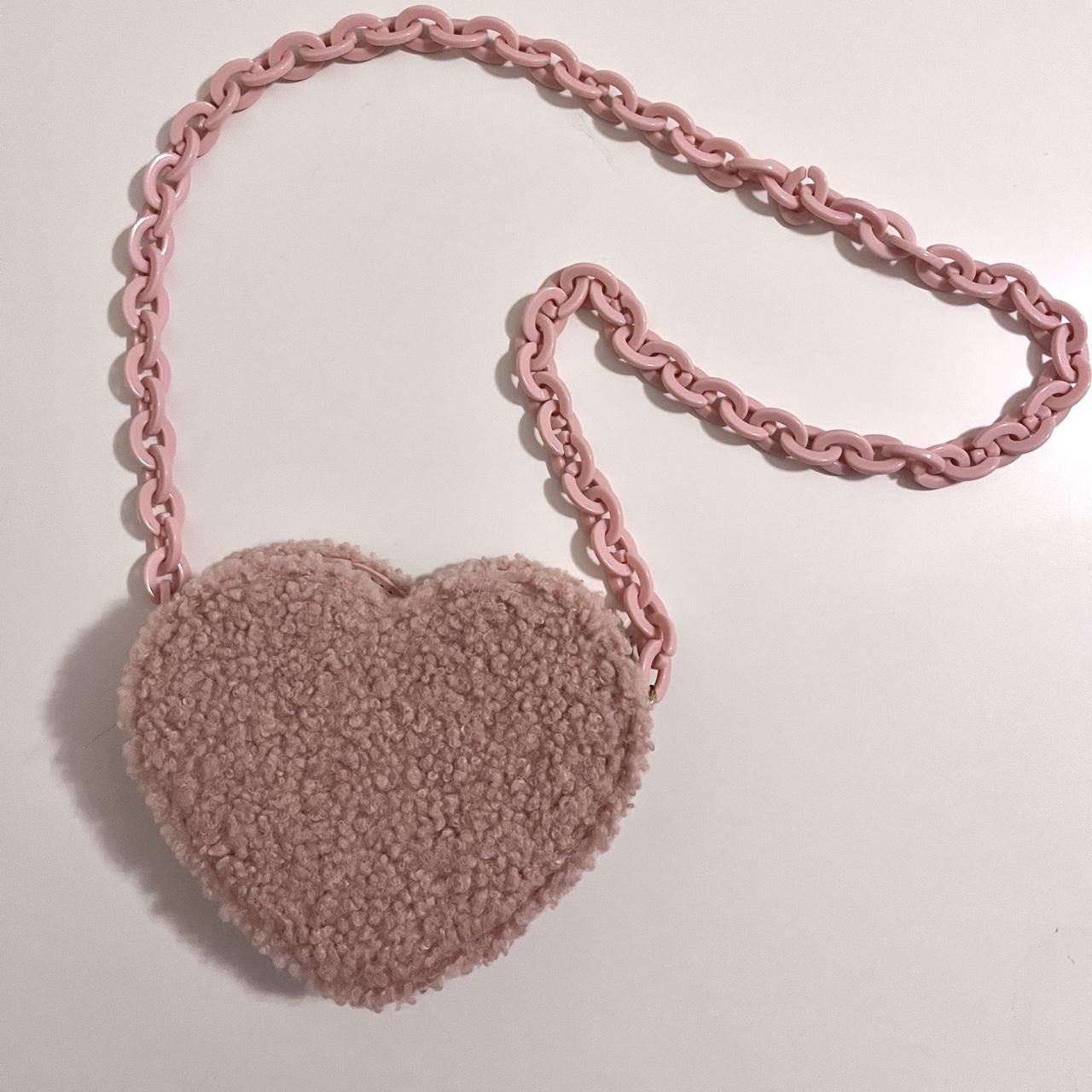 Pink target art class heart purse - Depop