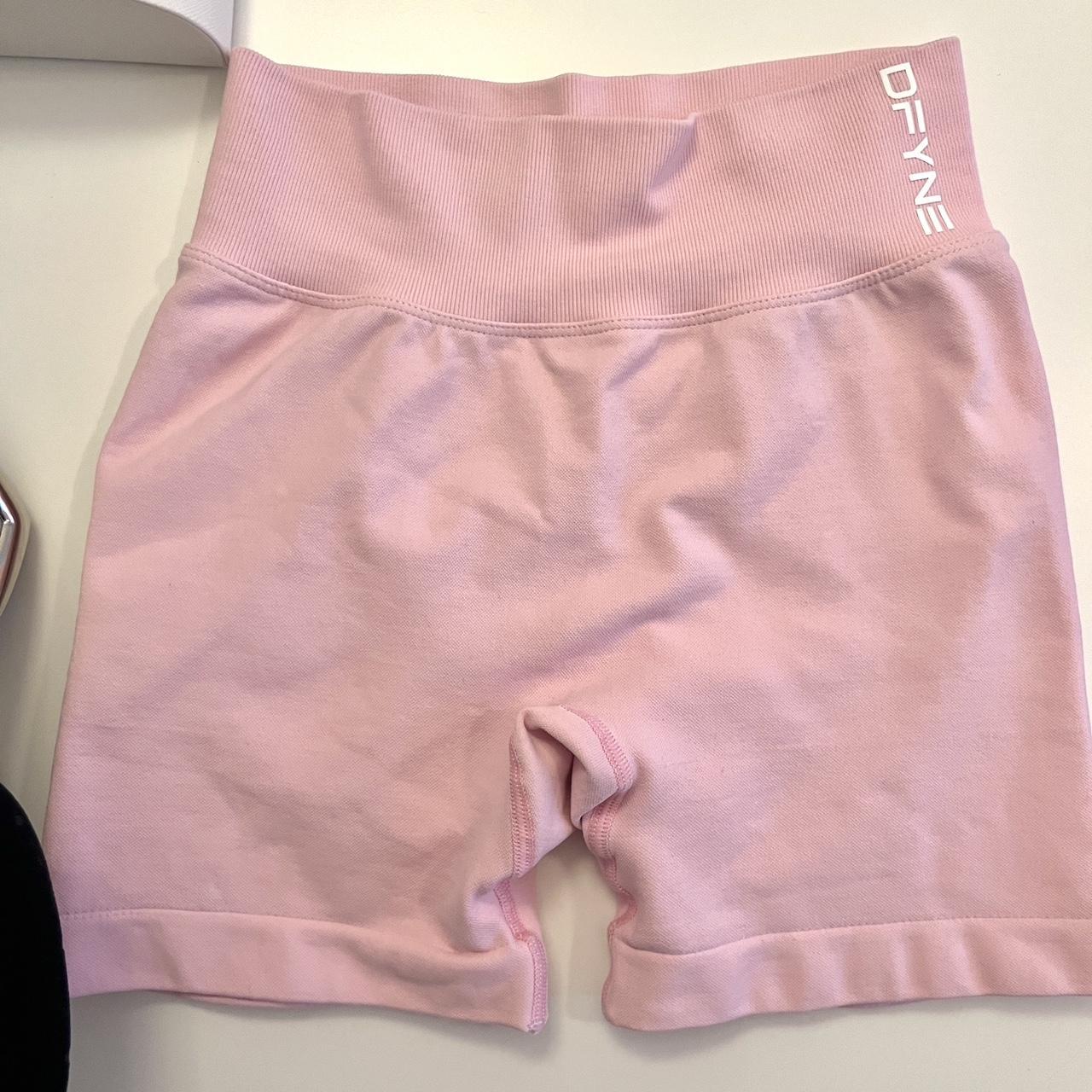 DFYNE pink shorts size xs -open to offers - Depop