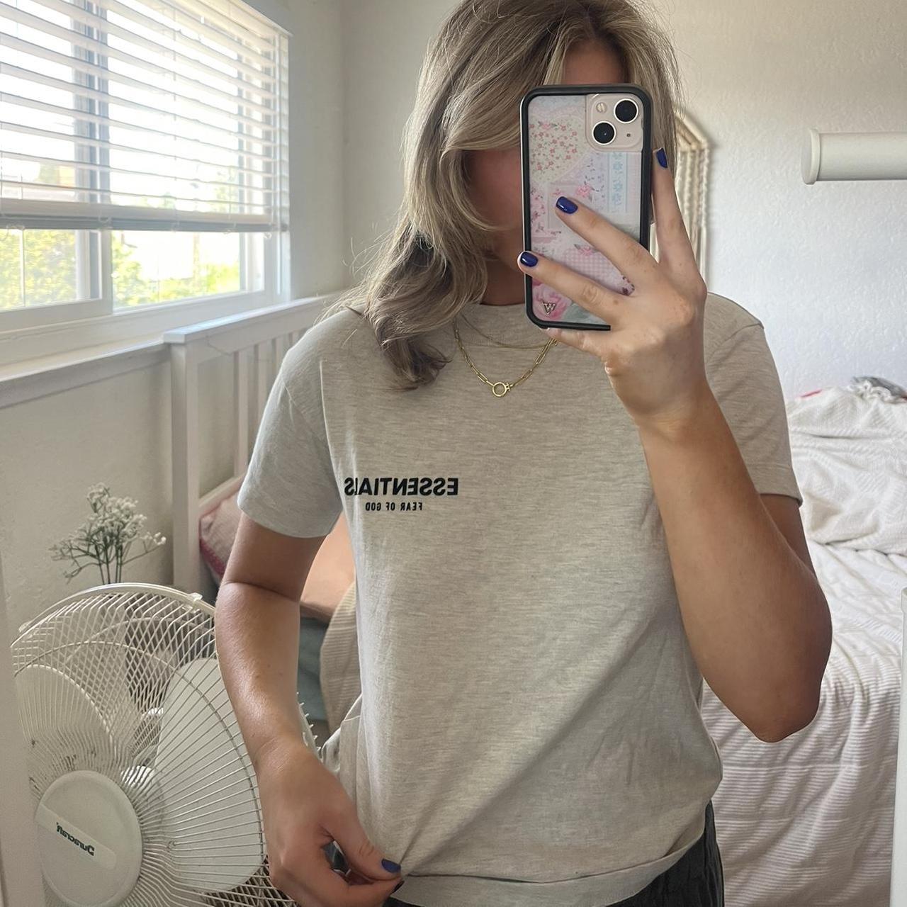 ESSENTIALS top🤍🌹 -brand new with tags -fits a... - Depop