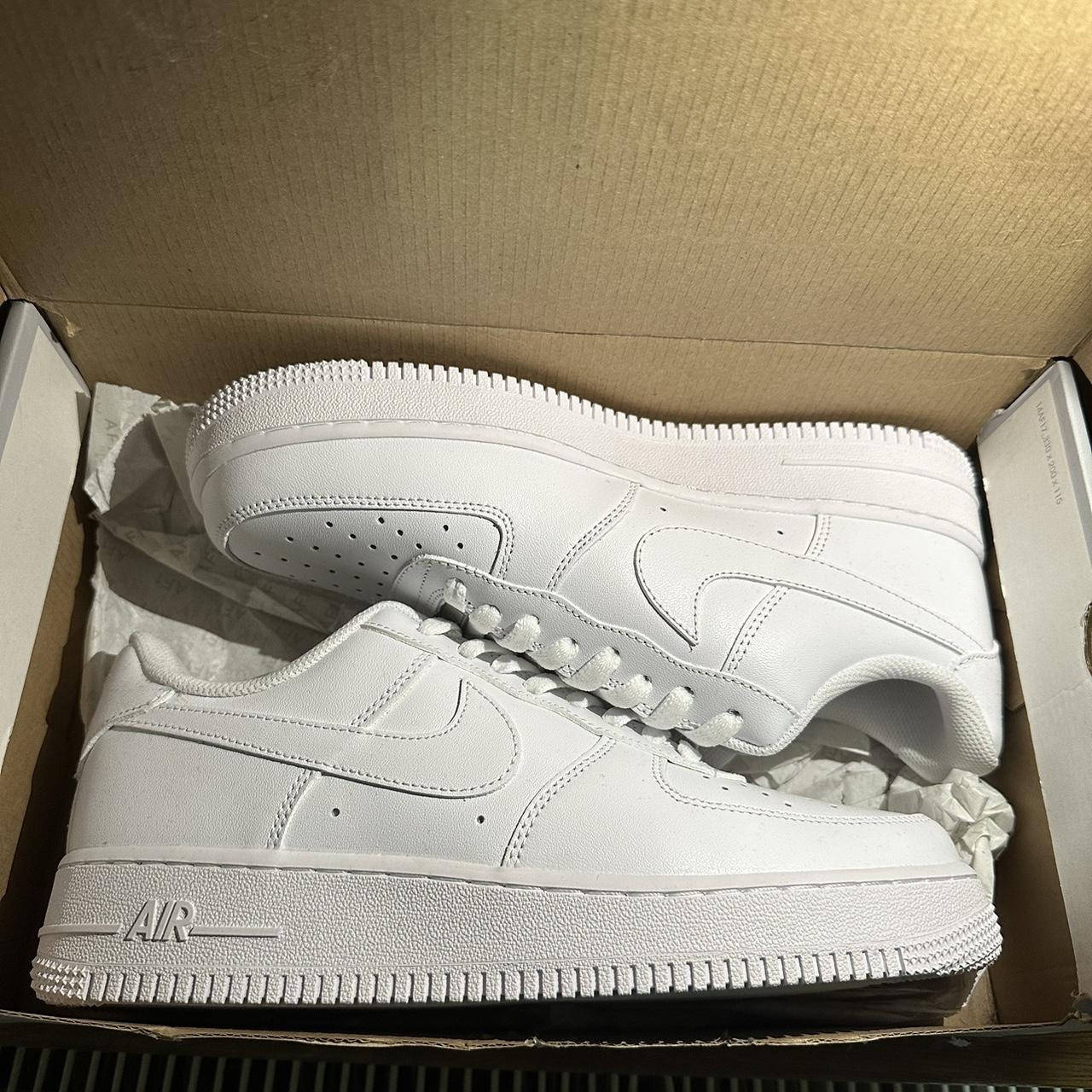 Brand New Nike AF1 white #Af1#Nike#White#7.5 - Depop