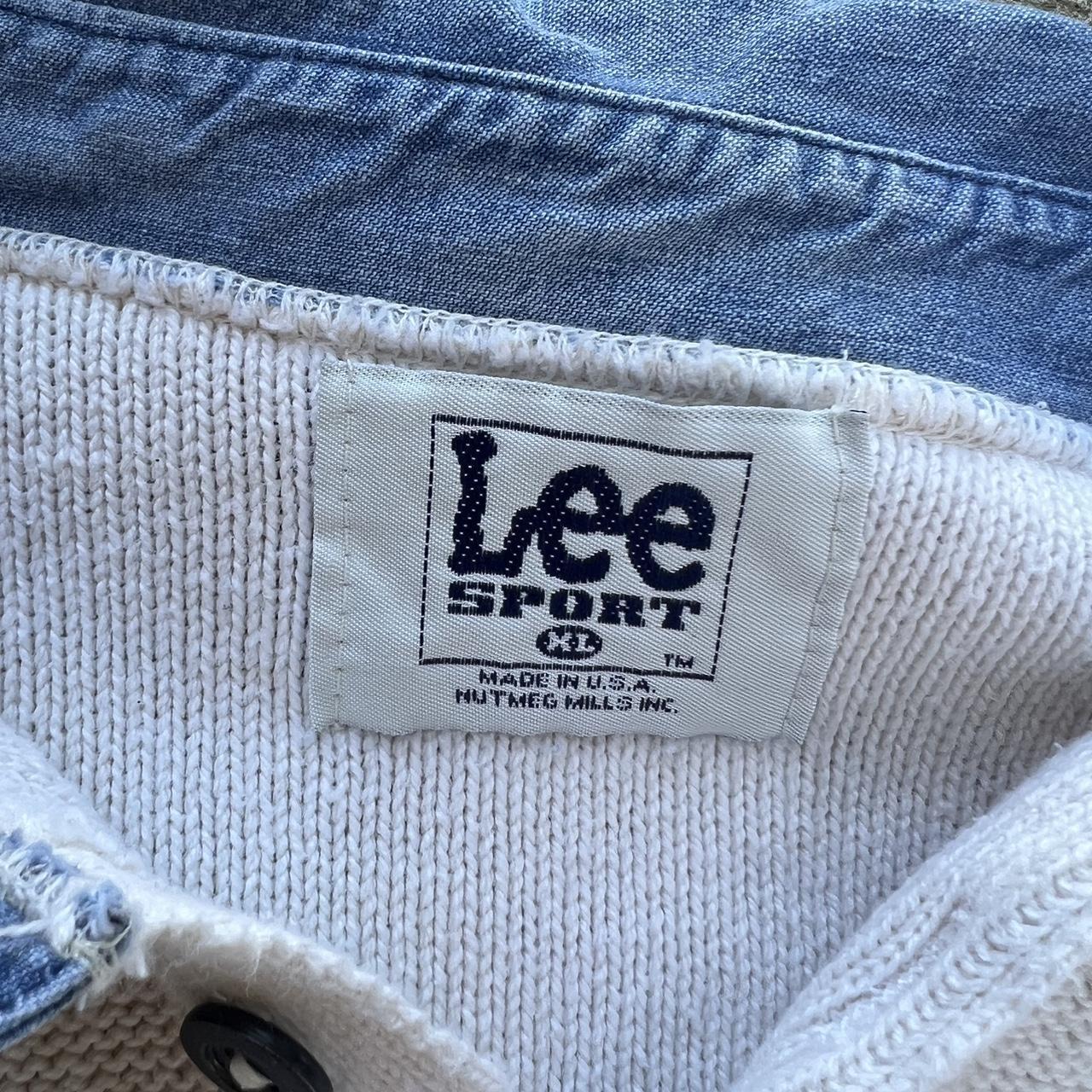 Vintage 90’s Lee Made in USA pullover sweater,... - Depop