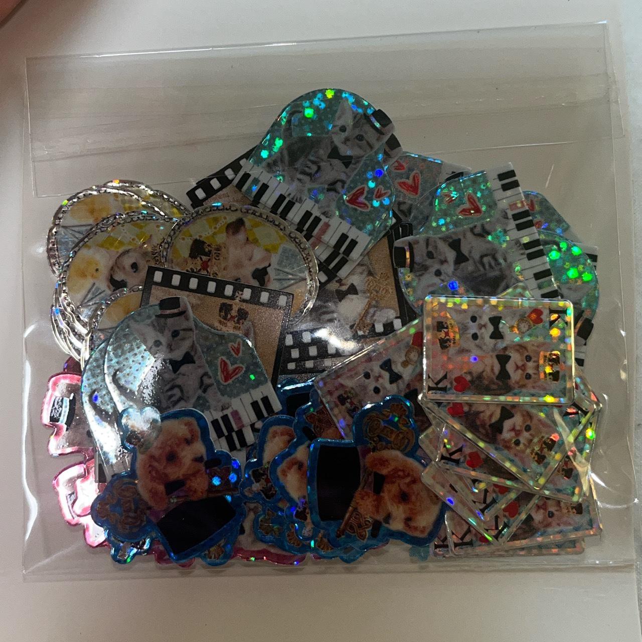 Adorable glitter sticker flakes 💞 These are Japan... - Depop