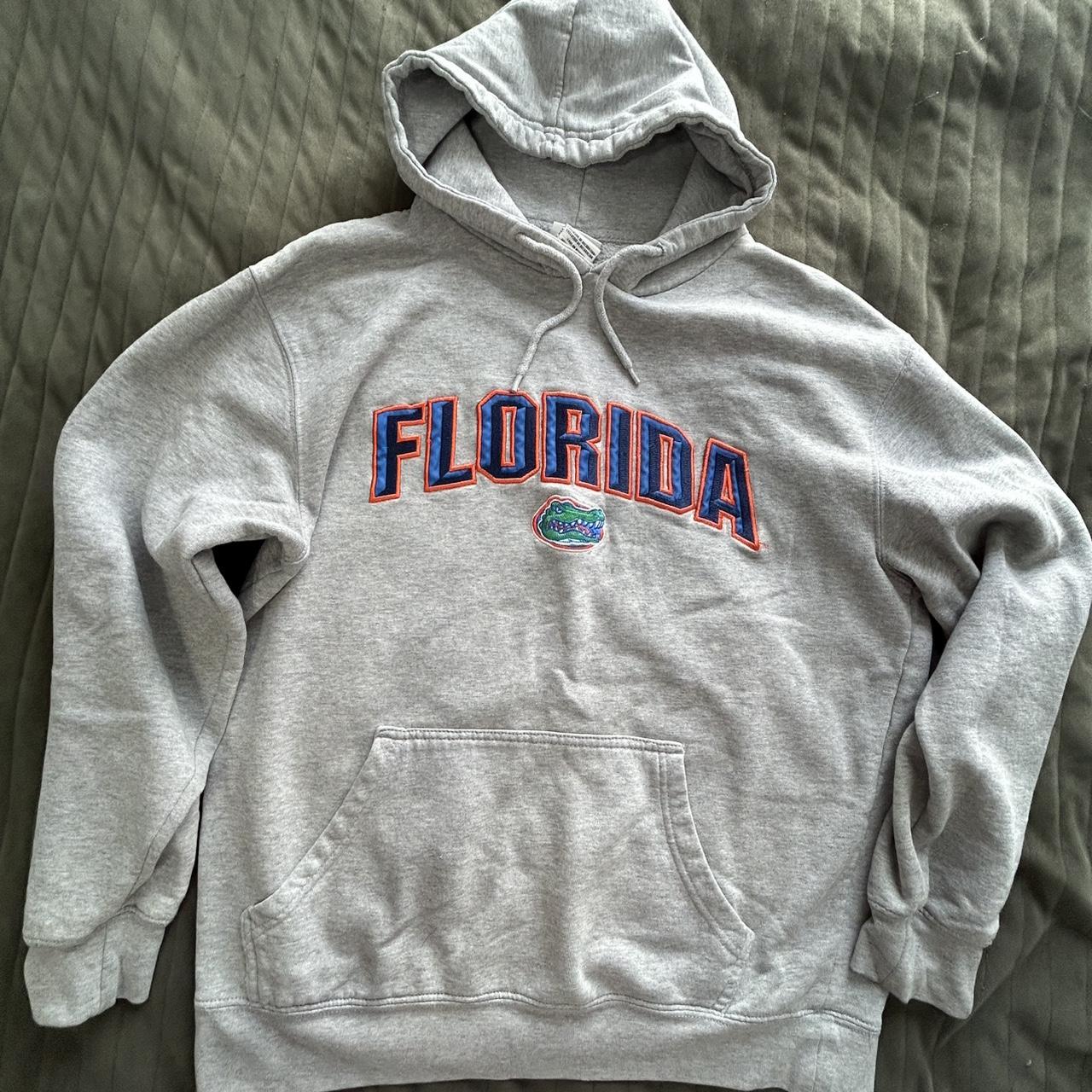 Grey FL gators hoodie. Size M but fits like a S. A... - Depop