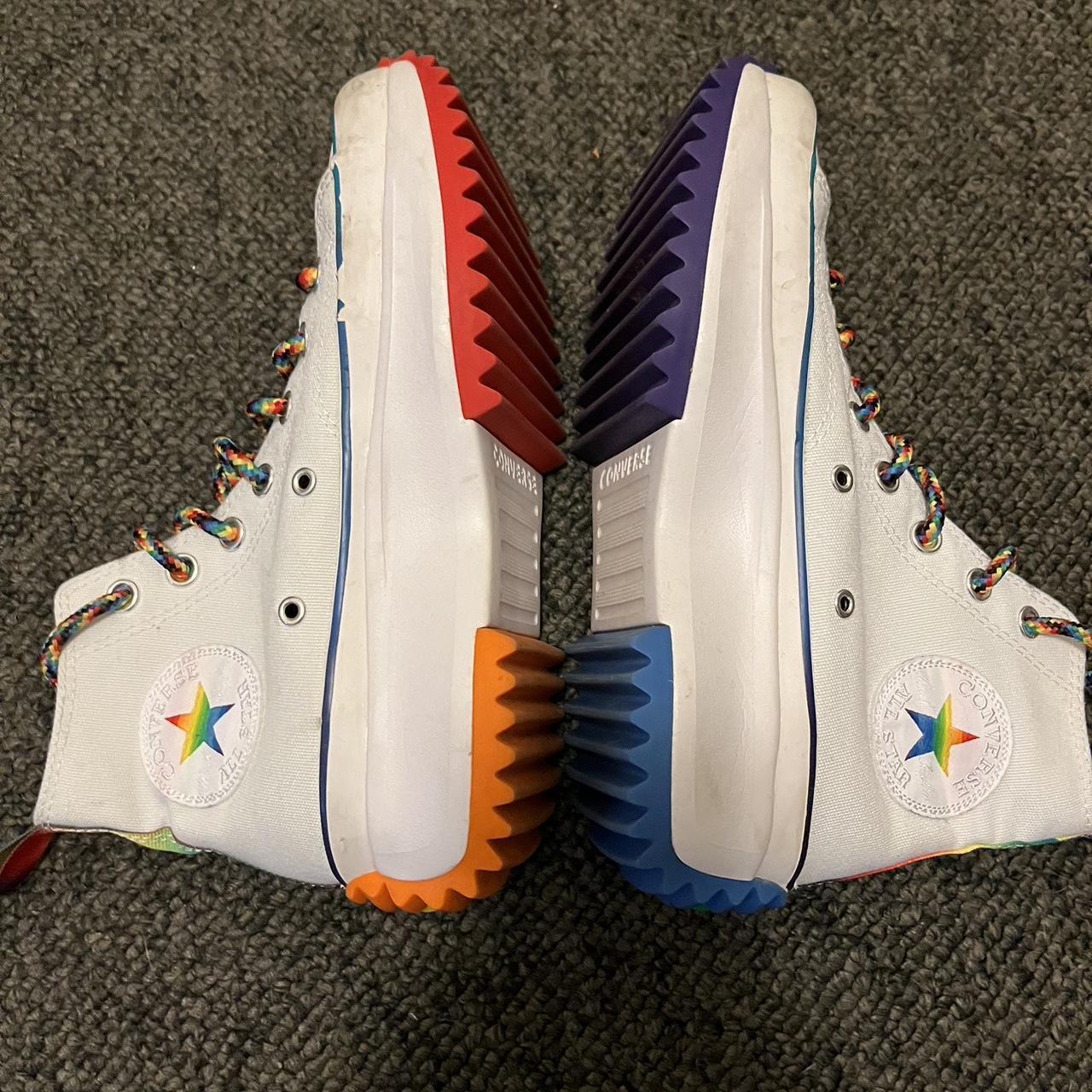 PRIDE Converse Platform Chuck Taylors 🌈 These shoes... - Depop