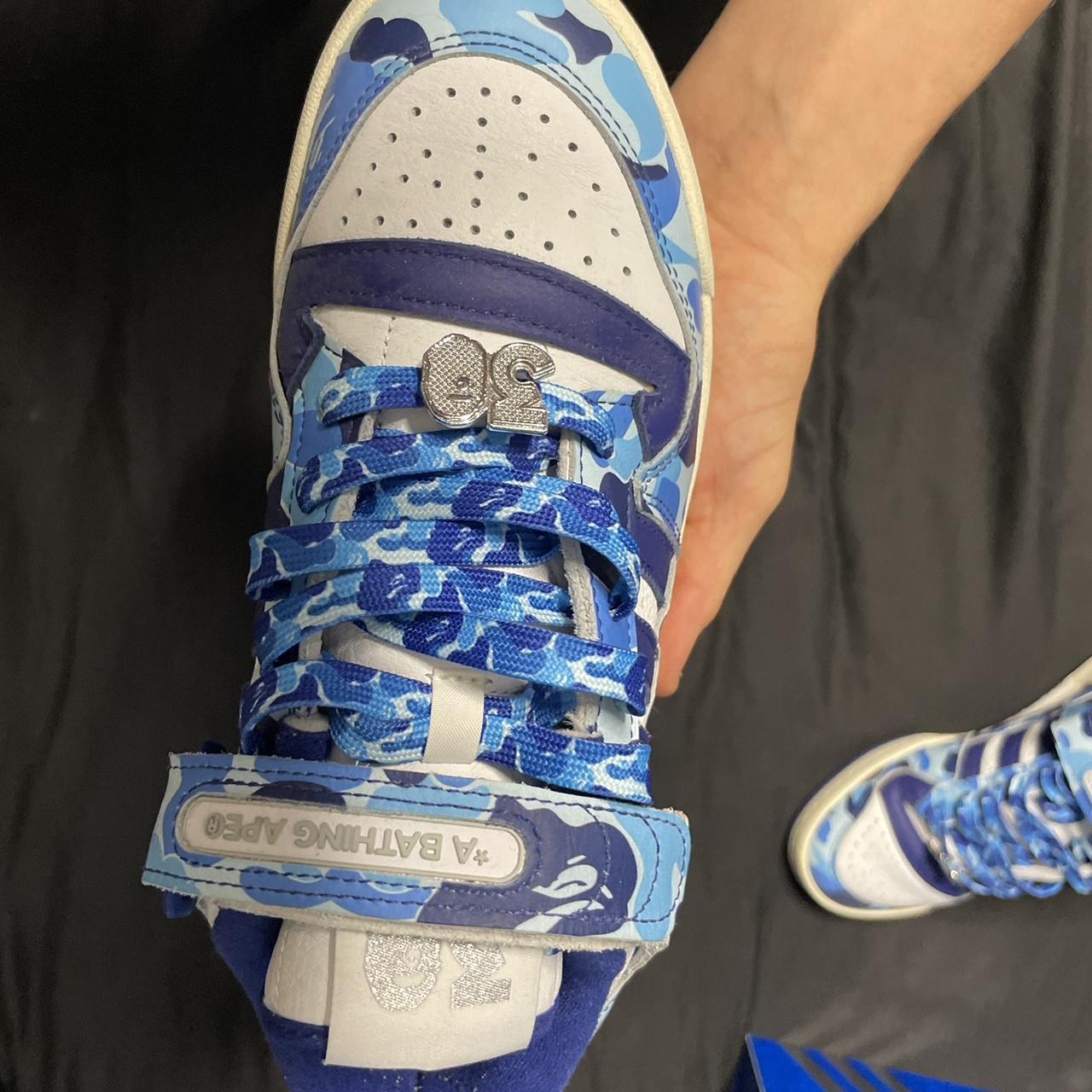 Adidas x bape 20th anniversary blue camo like now... - Depop