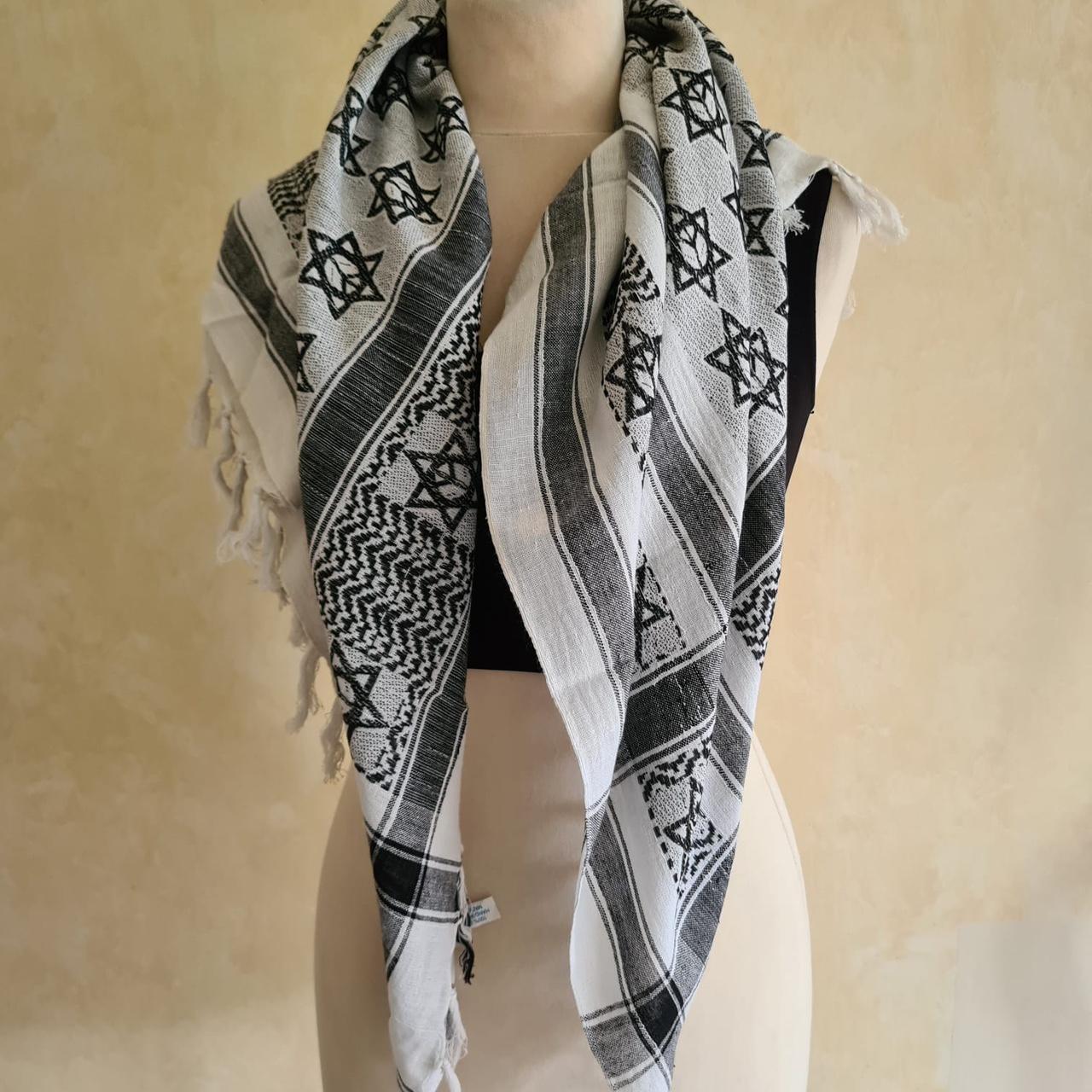 Scarf This Palestinian keffiyeh scarf is woven out... - Depop