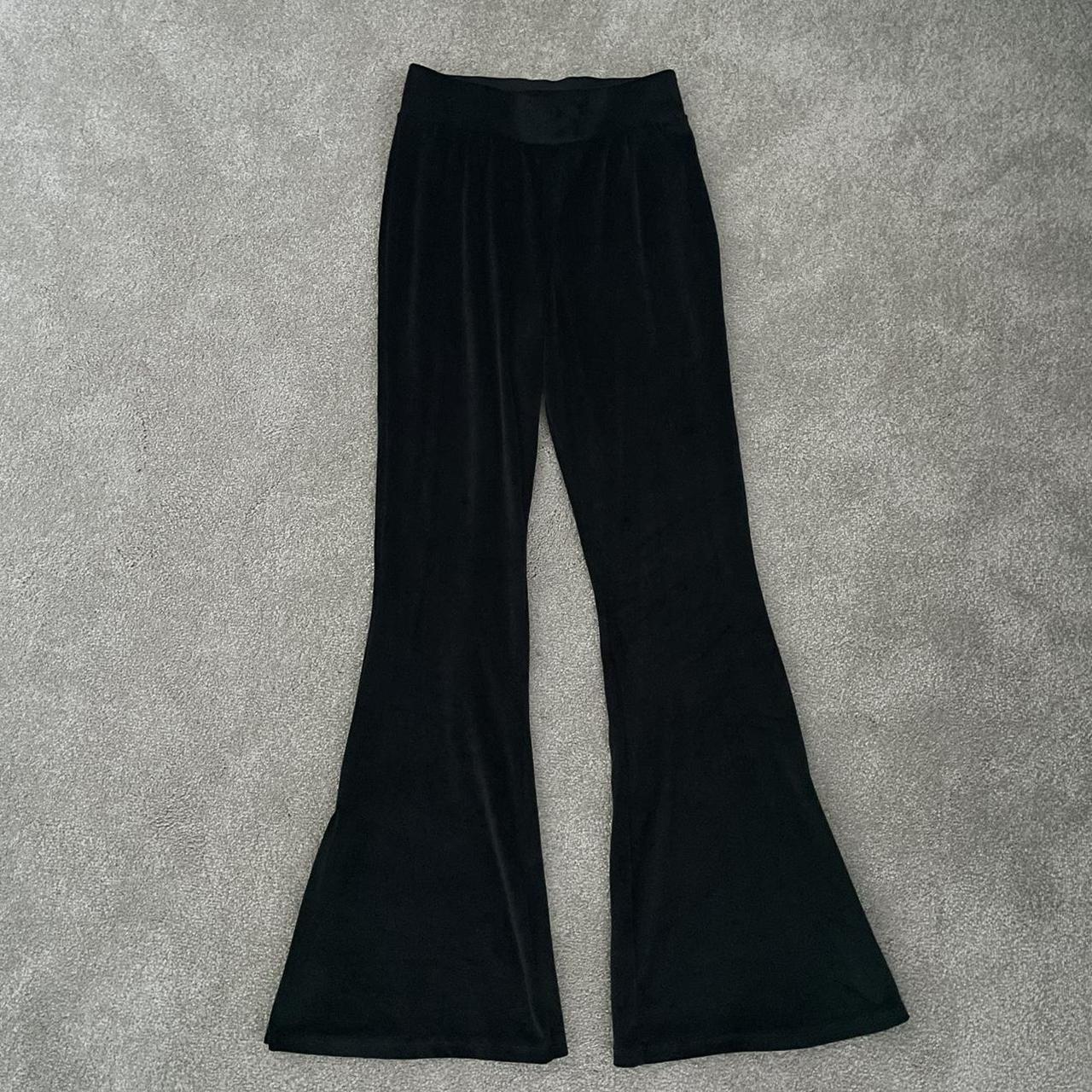 hoxton haus velour flares bought for £30 only... - Depop