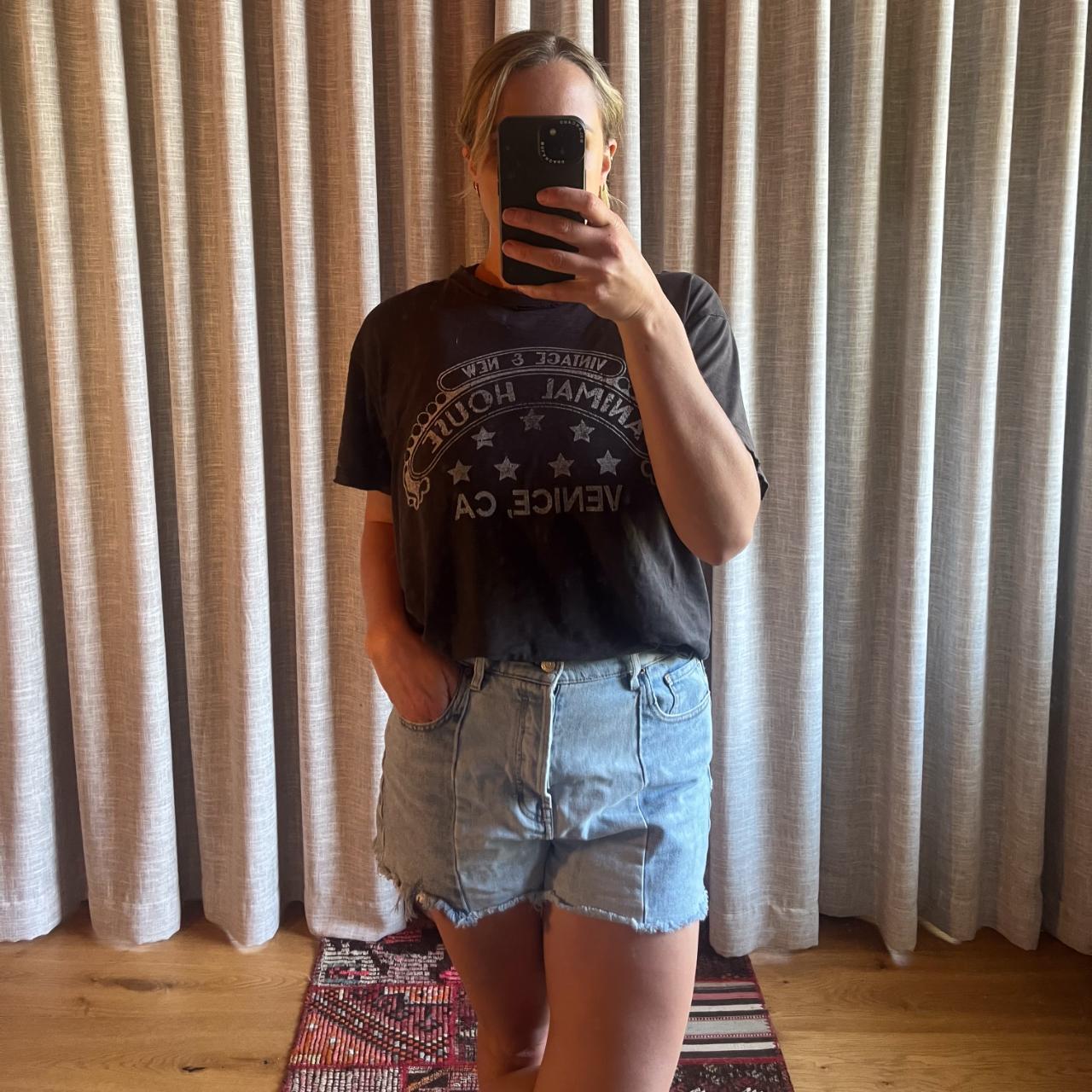 Cute as Denim Shorts Size 12 - Depop