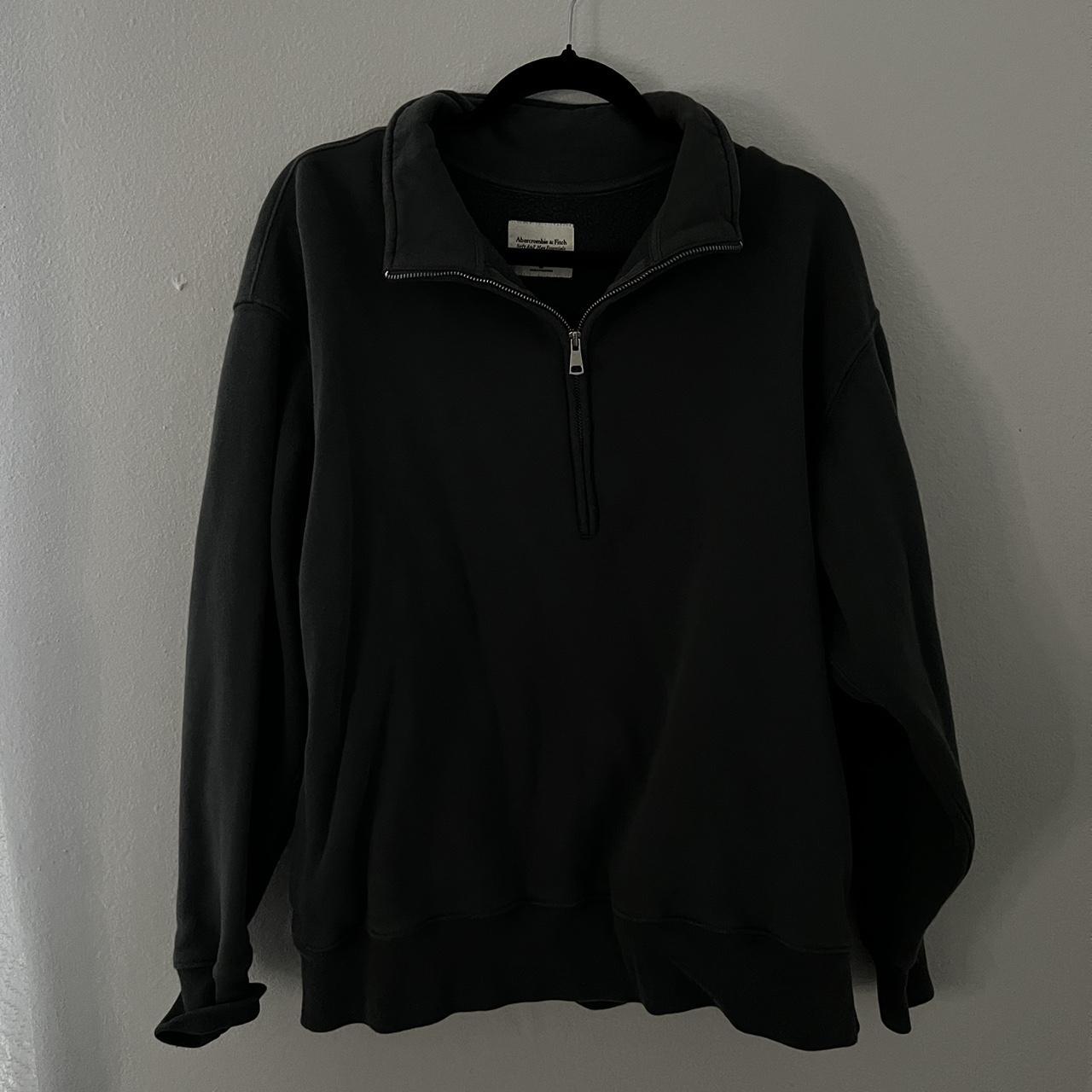 Abercrombie Vintage Looking Quarter Zip Medium - Depop