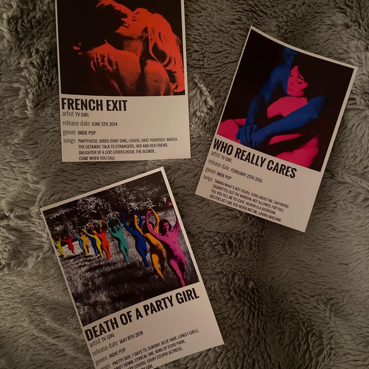 Tv girl poster print bundle Includes all 3 posters... - Depop