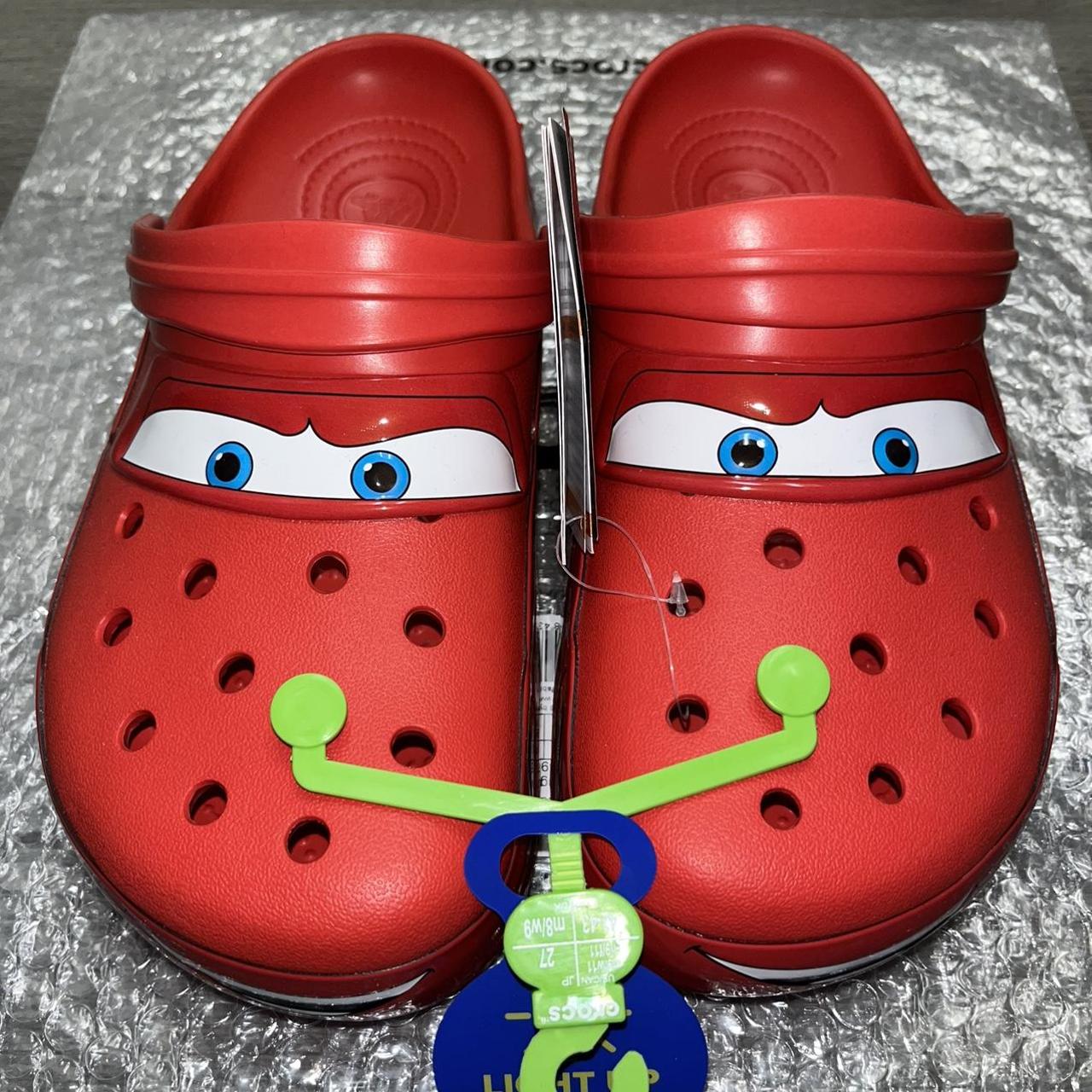 LIGHTNING MCQUEEN CROCS! Ka Chow!!! These brand new,... - Depop