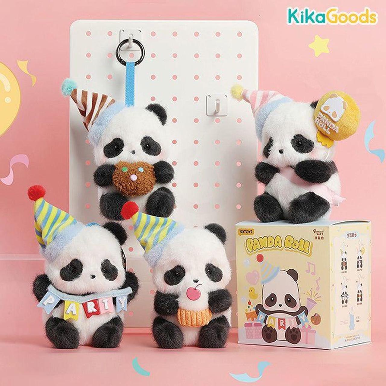 Panda Roll blind box plush keychain 🐼🩷 ( cupcake ) 🧁... | Depop
