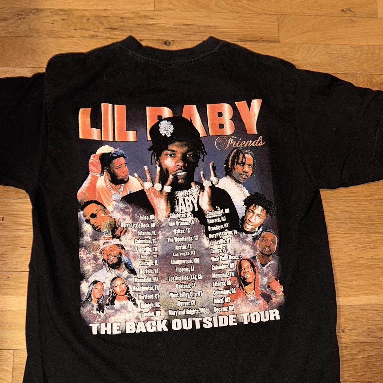 Lil Baby and Friends Back outside tour merch Has... - Depop