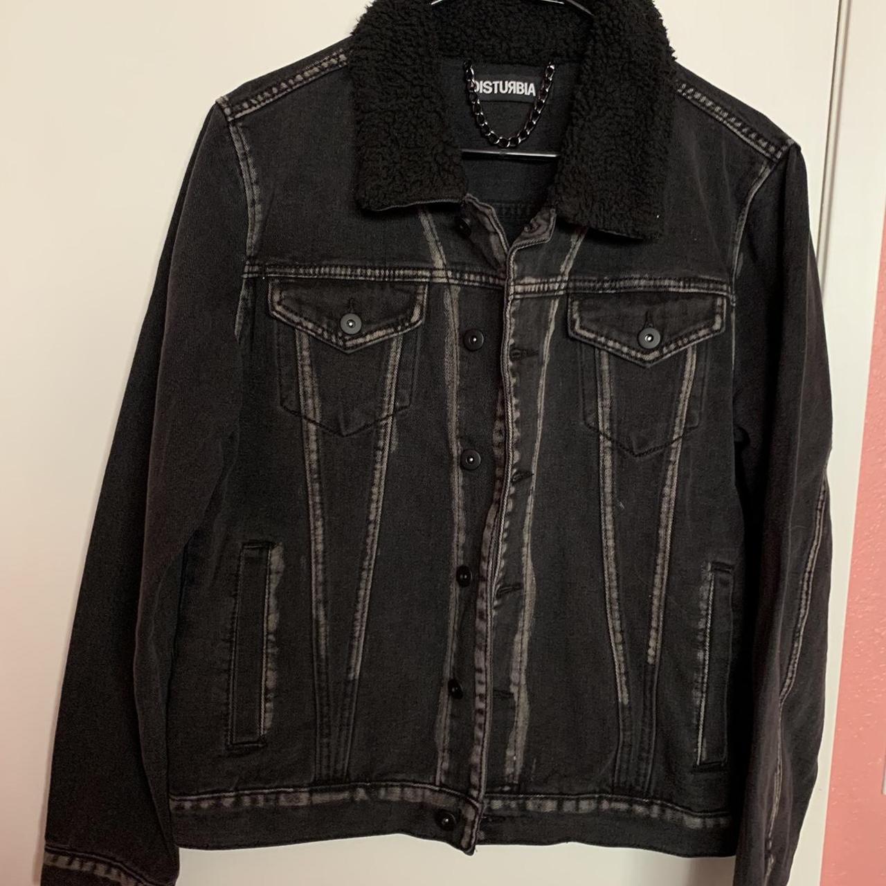 Disturbia Lawless Trucker Jacket in size extra... - Depop