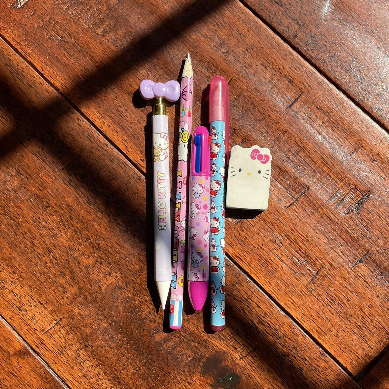 hello kitty stationery bundle/lot/set one mechanical... - Depop