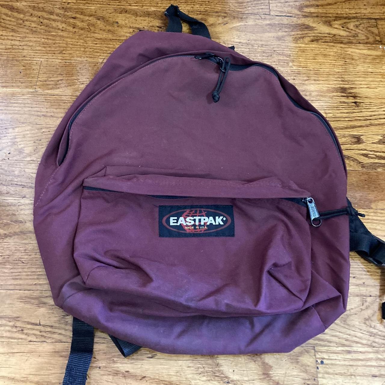 Vintage red Eastpak backpack. Still lots of life... - Depop
