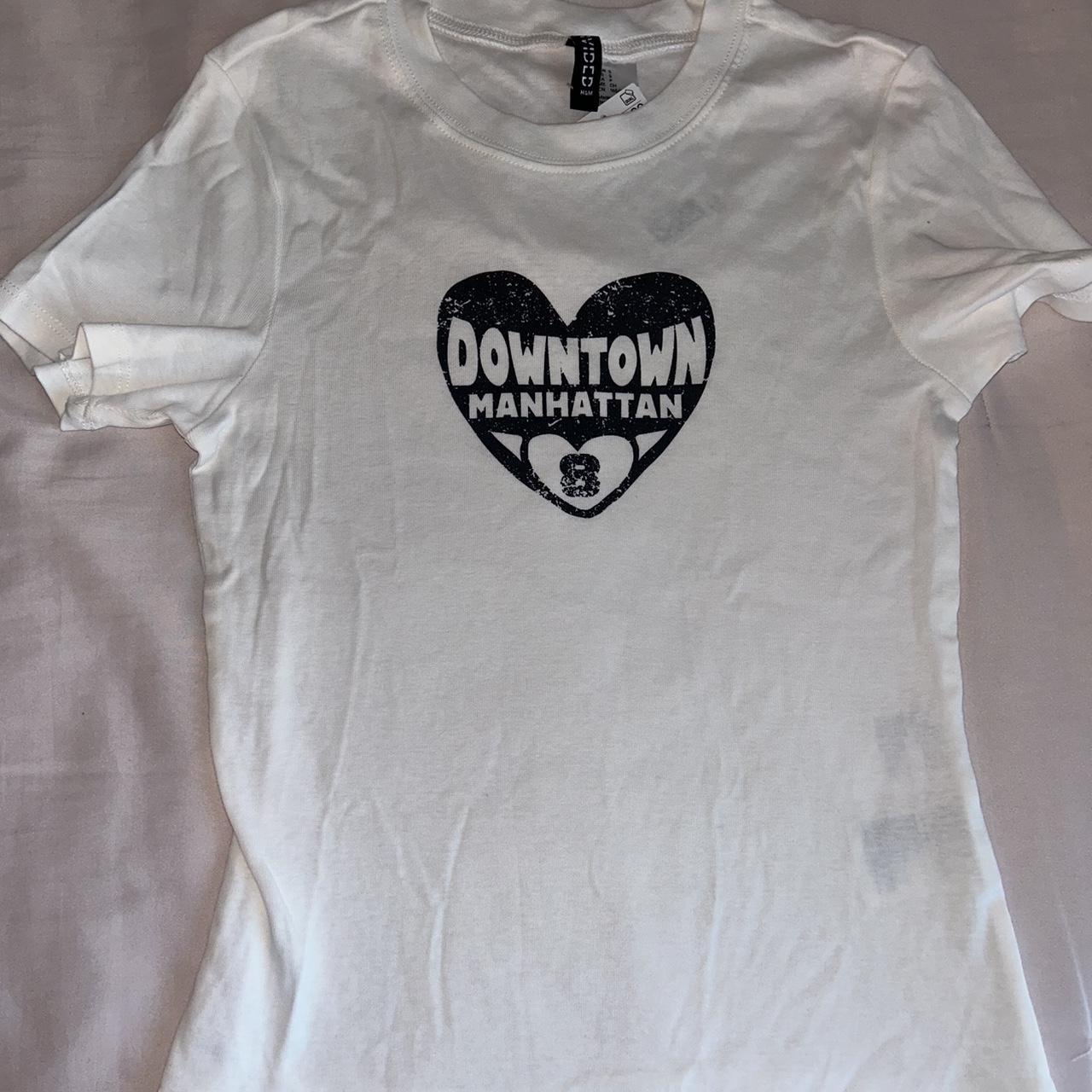 adorable “downtown manhattan” t shirt new with tags... - Depop