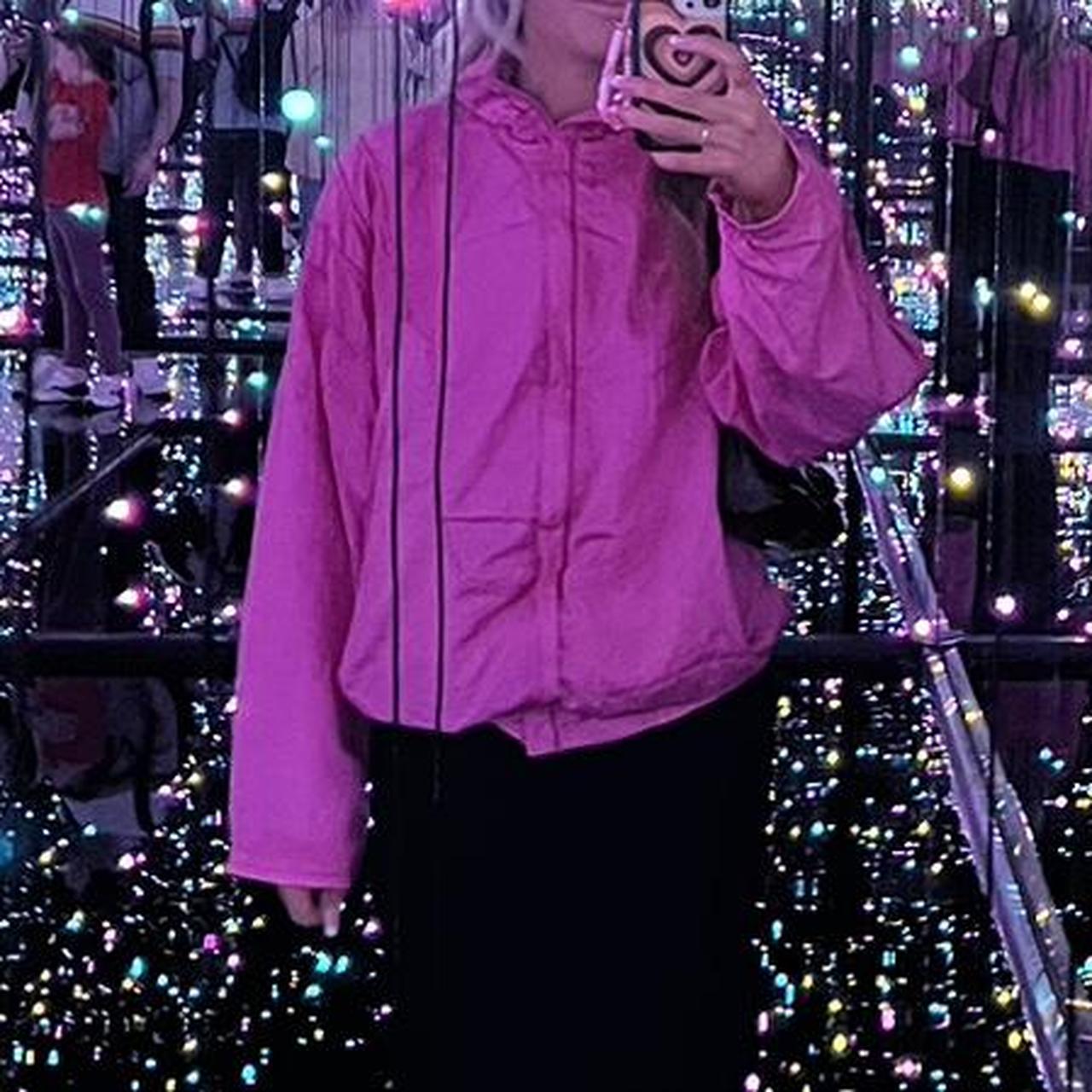 Vintage pink wind breaker from London🩷 - Depop