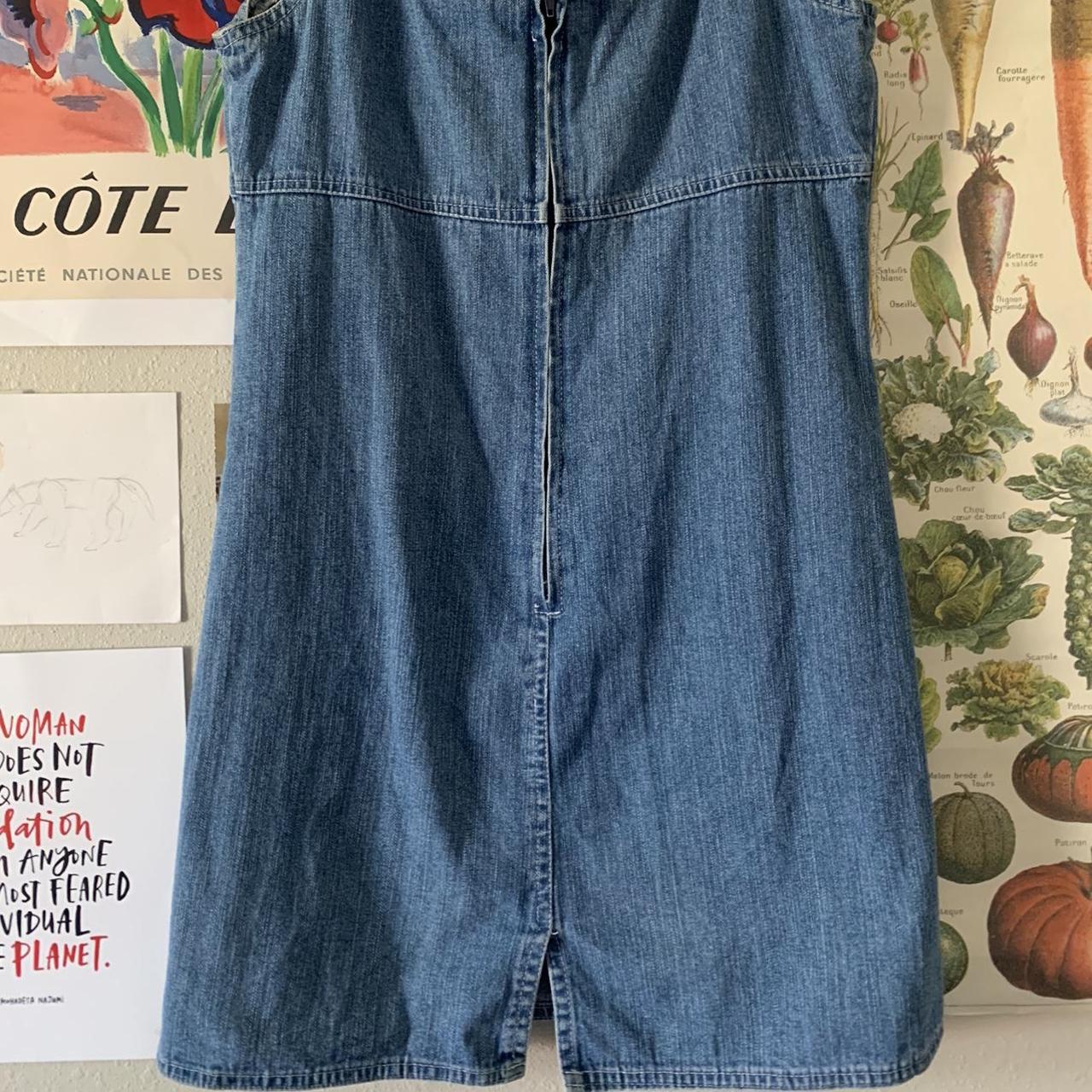 Super cute vintage denim dress. I love this dress... - Depop