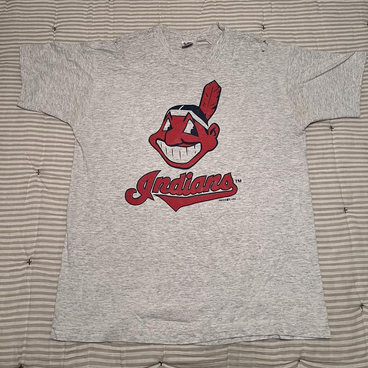 Cleveland Indians Chief Wahoo T-Shirt The tee has a... - Depop