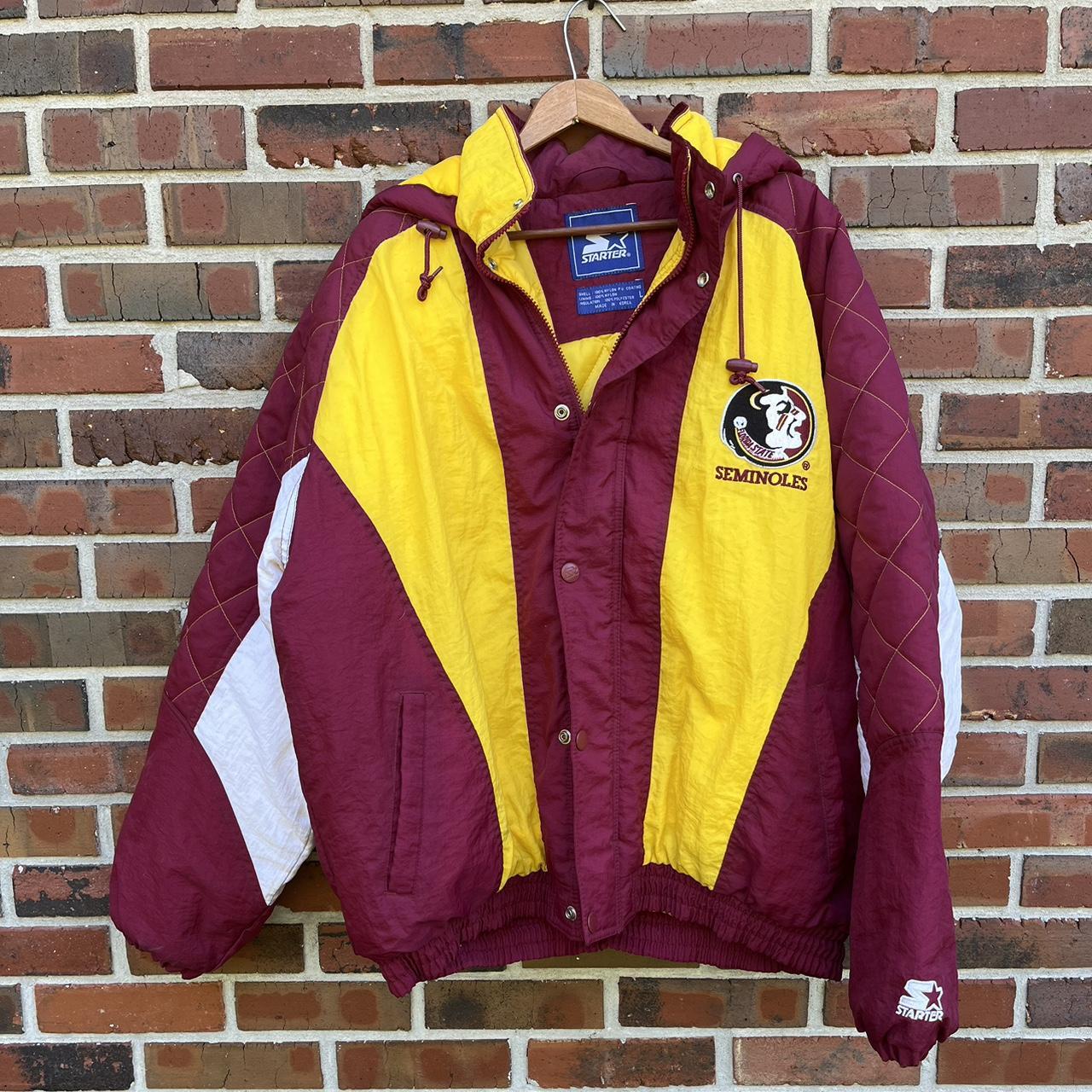 Sick 1990’s Florida State Puffer Jacket by Starter... - Depop