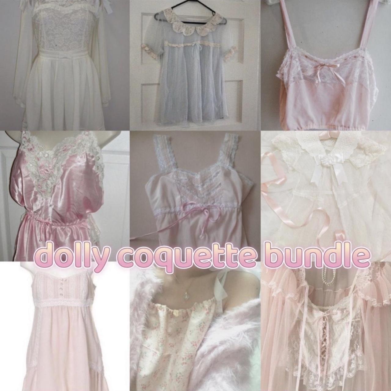 dollette coquette themed clothing bundle ~~ example... - Depop