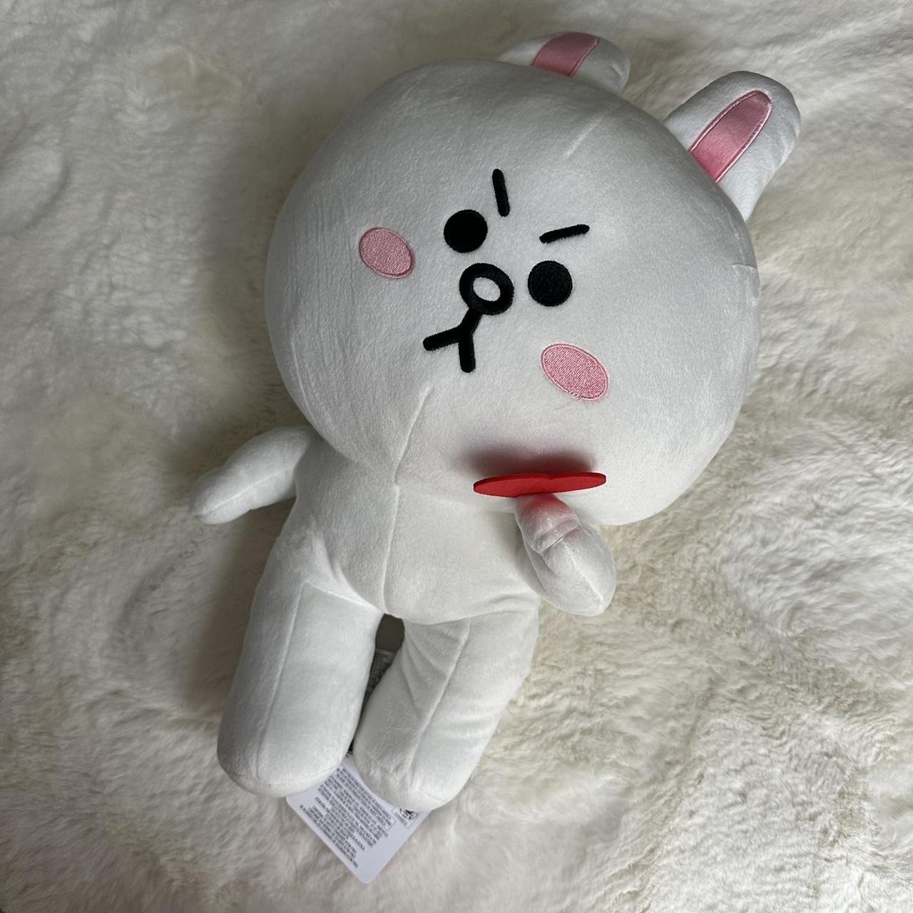 ⋆ ˚。⋆୨୧˚ line friends cony with heart plush ˚୨୧⋆。˚... - Depop