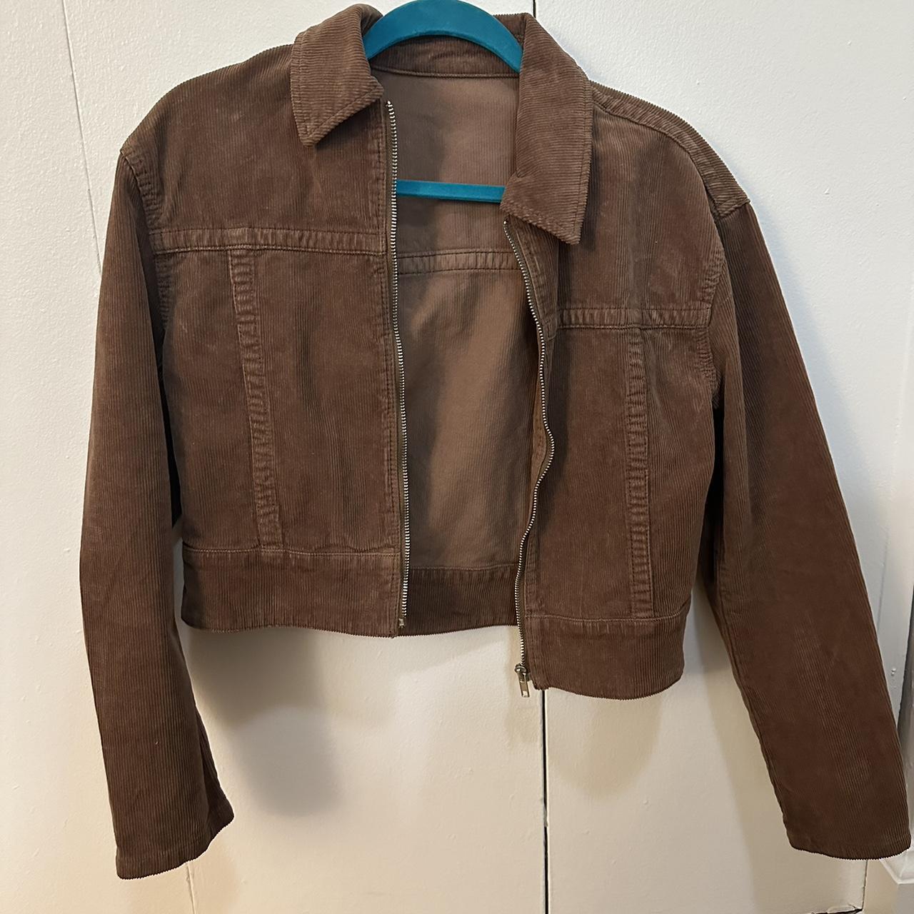 Brandy Melville brown corduroy jacket 🤎 perfect for... - Depop