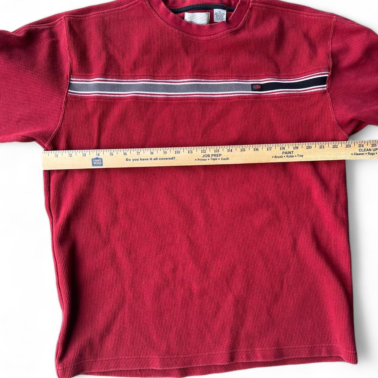 vintage red point zero long sleeve size : XL - Depop